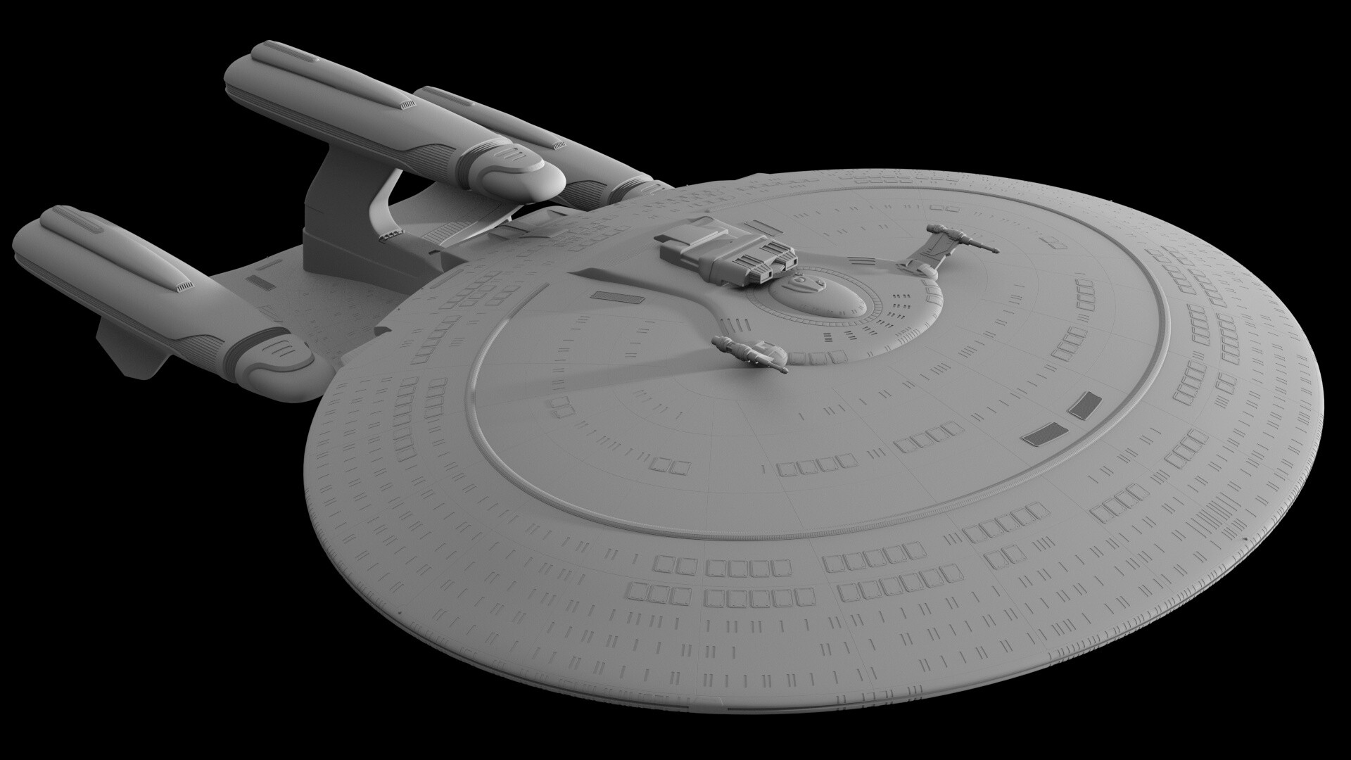 Marc Bell - Star Trek TNG - Galaxy-X Class - U.S.S. Enterprise - D (All ...