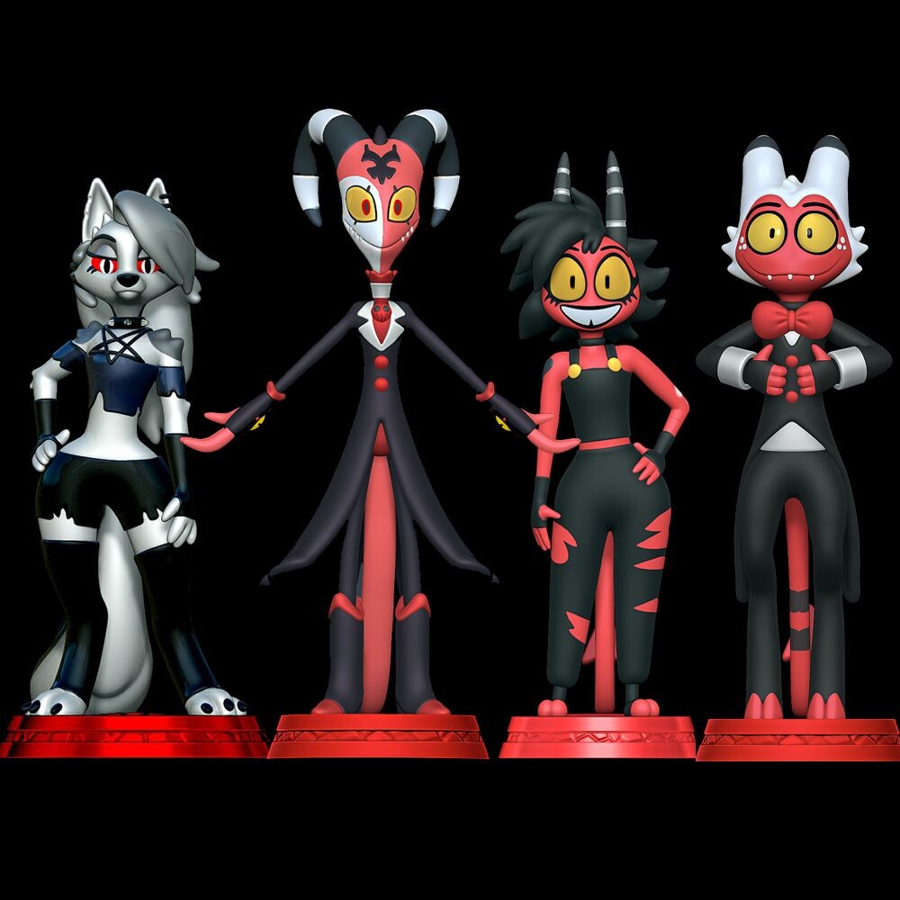 Helluva Boss Blitzo 3d Model/helluva Boss Maps Model