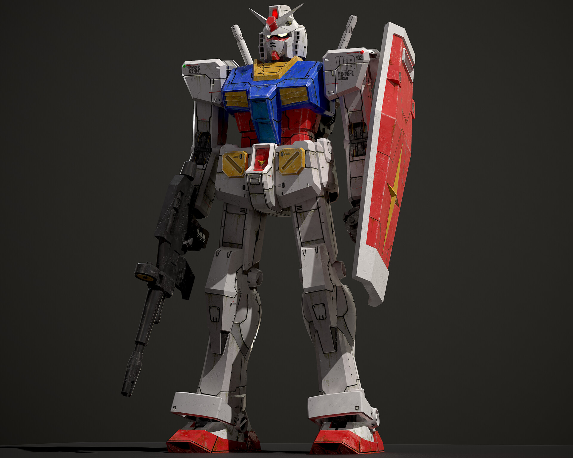 ArtStation - Gundam RX 78