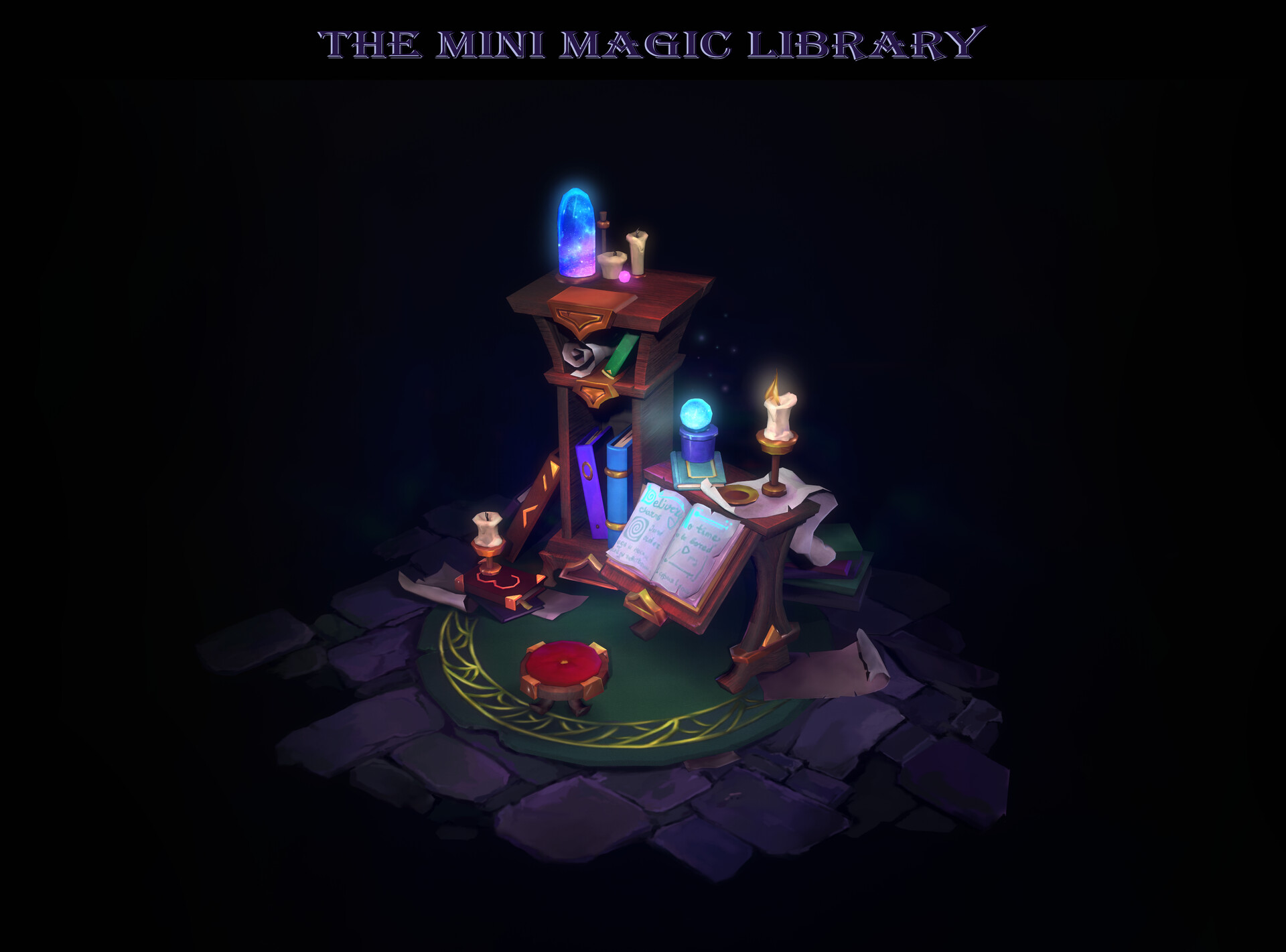 ArtStation - The Mini Magic Library