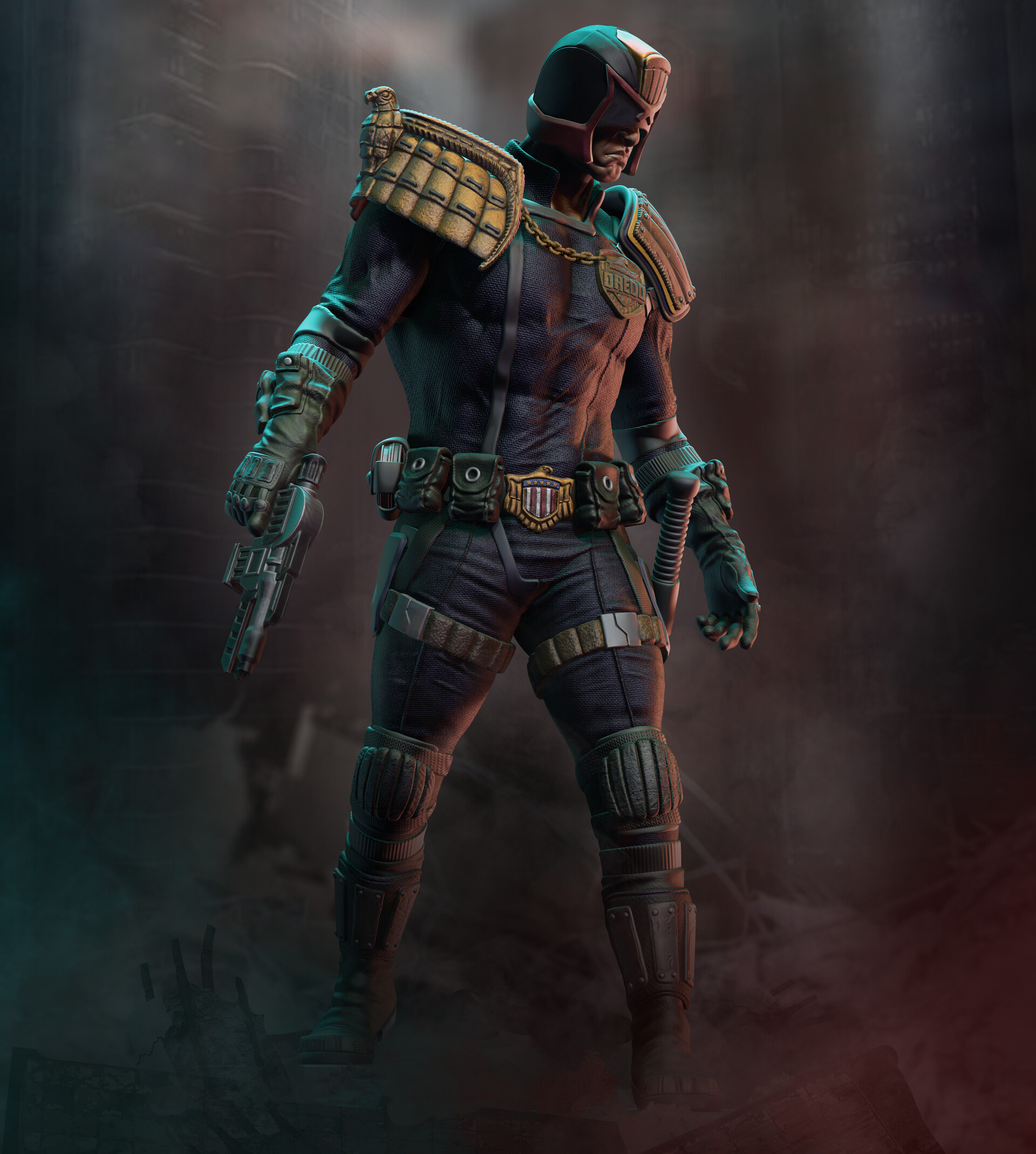 ArtStation - Judge Dredd