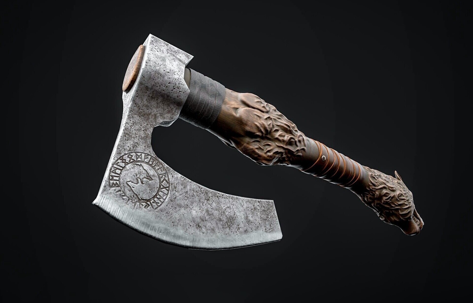 Battle axe «Fury of Fenrir» by Kaino university — ProUser.Me