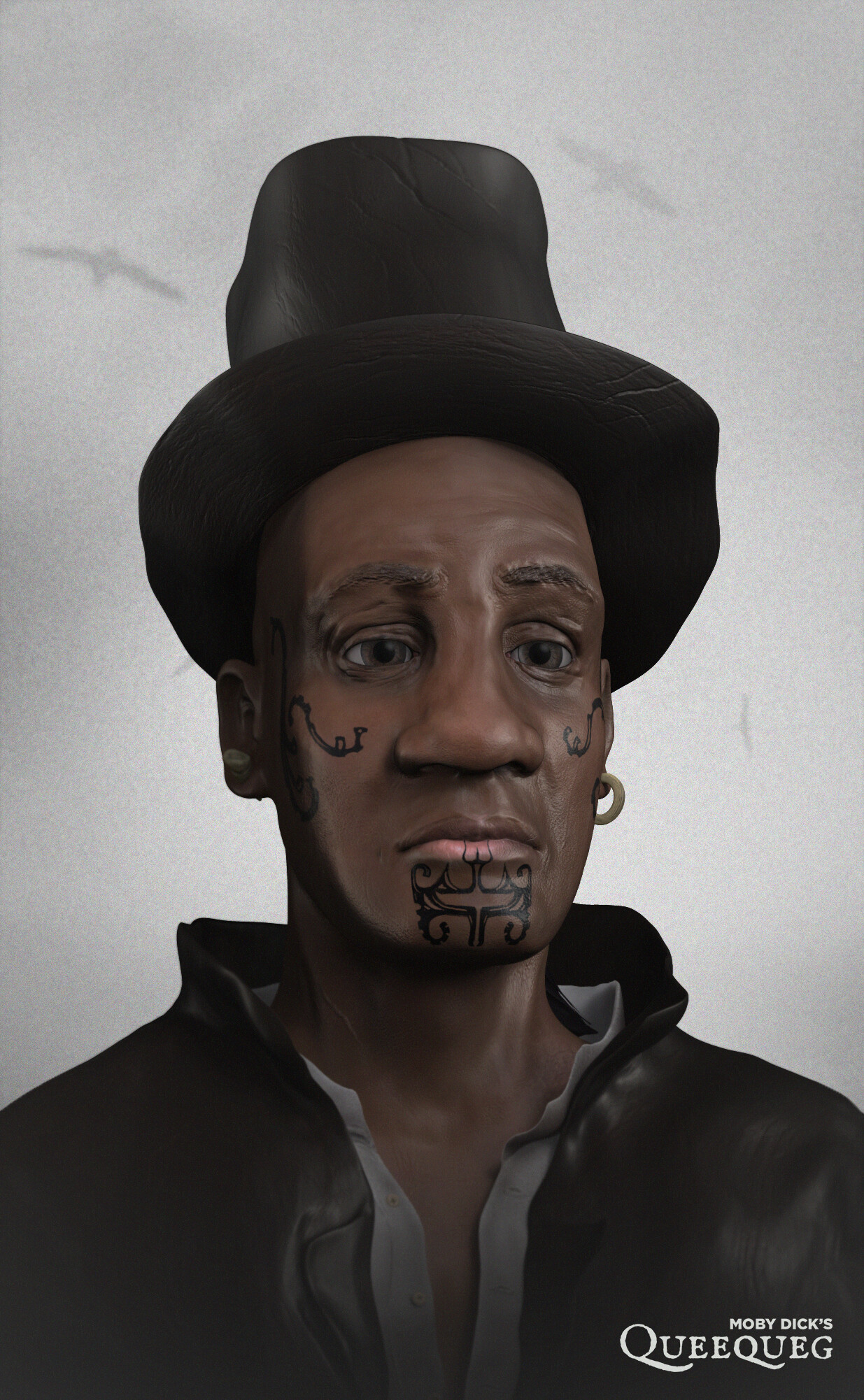 ArtStation - Queequeg (Moby Dick)