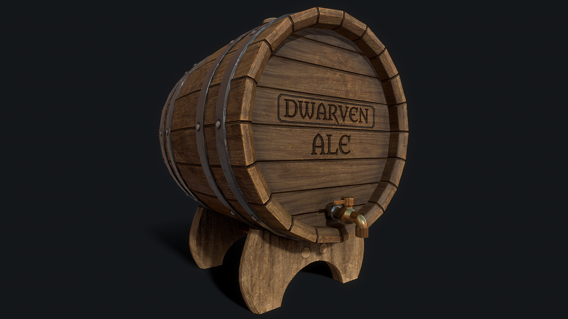 ArtStation - Barrel of ale