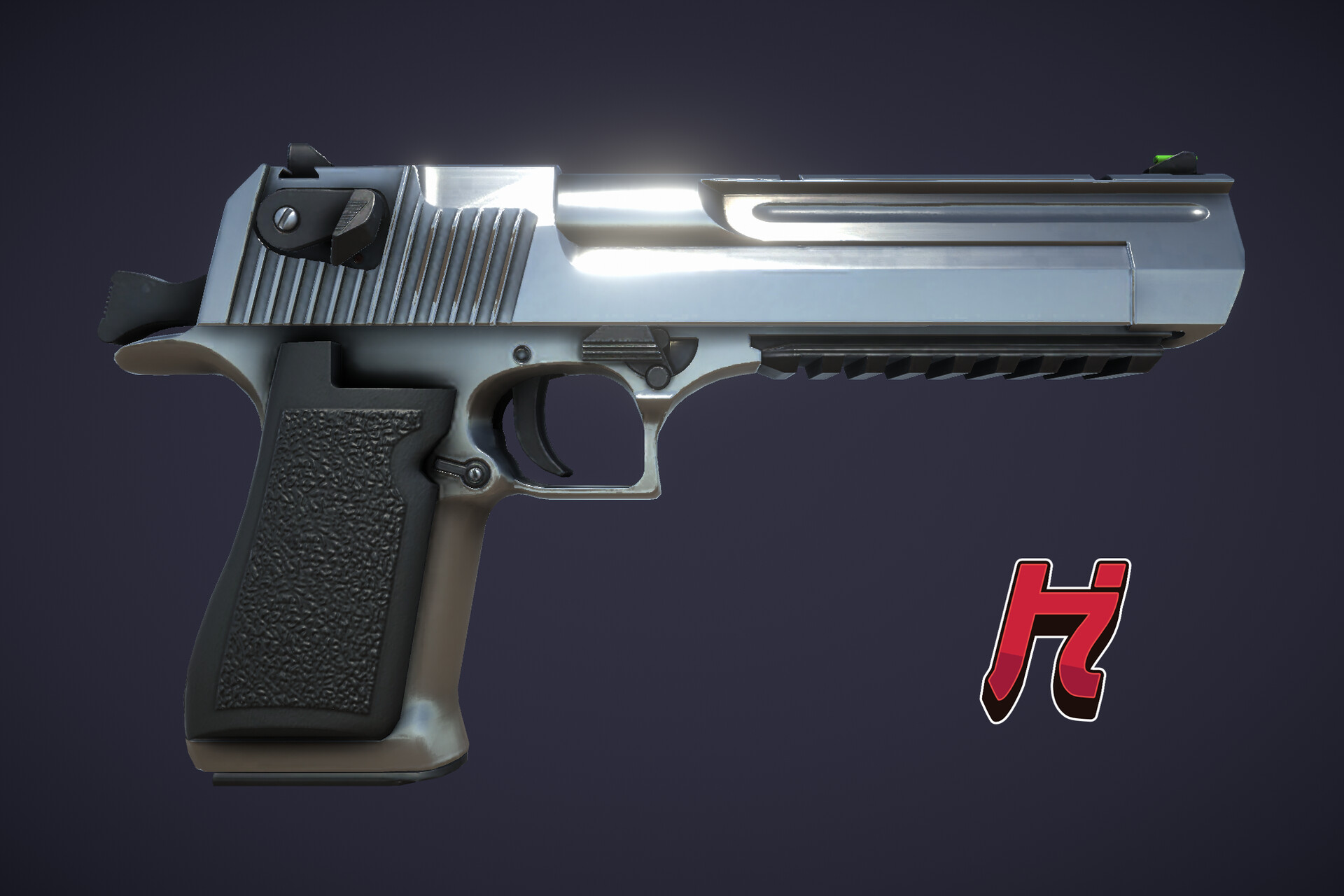 ArtStation - Apocalypse Weapons Powerful Pistol