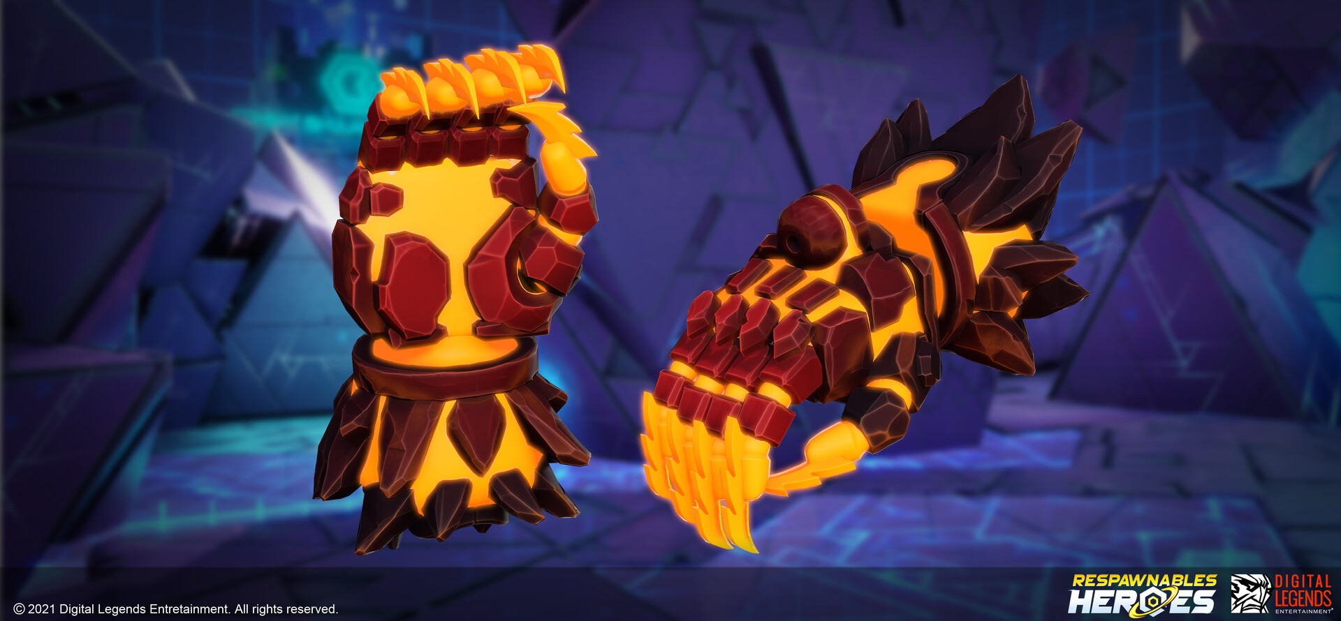 ArtStation - Magma Gauntlet - Respawnables Heroes