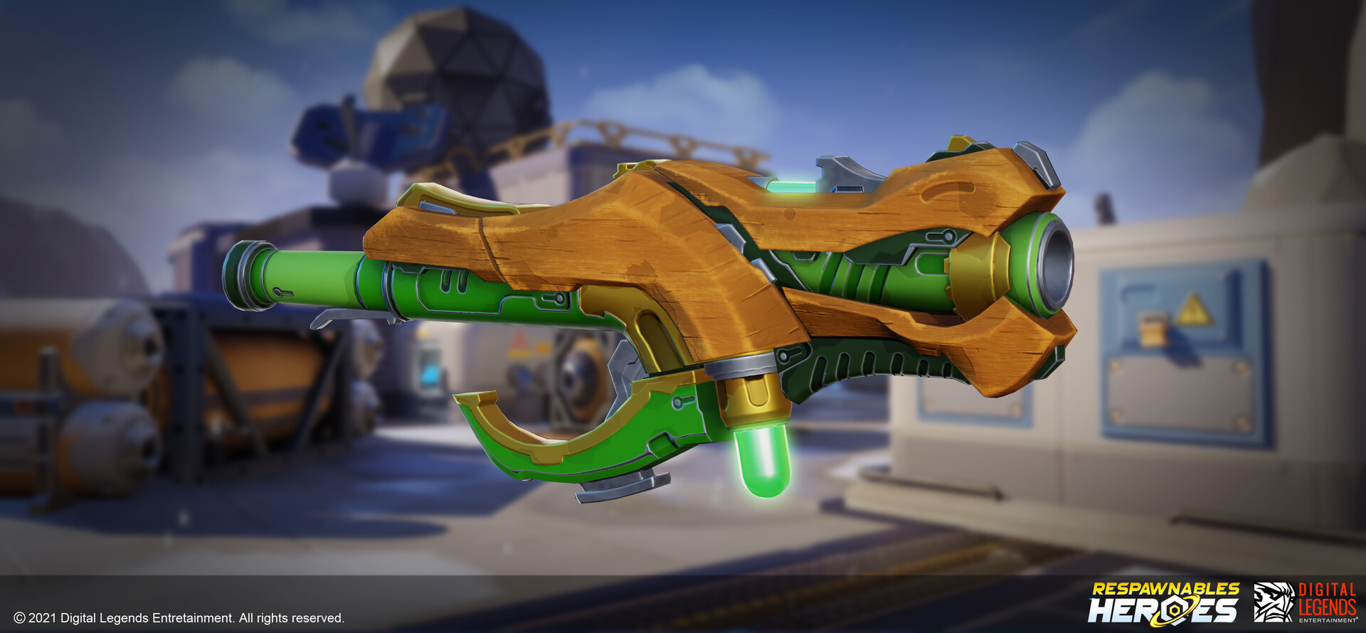 ArtStation - Shannon Wooden Weapon - Respawnables Heroes