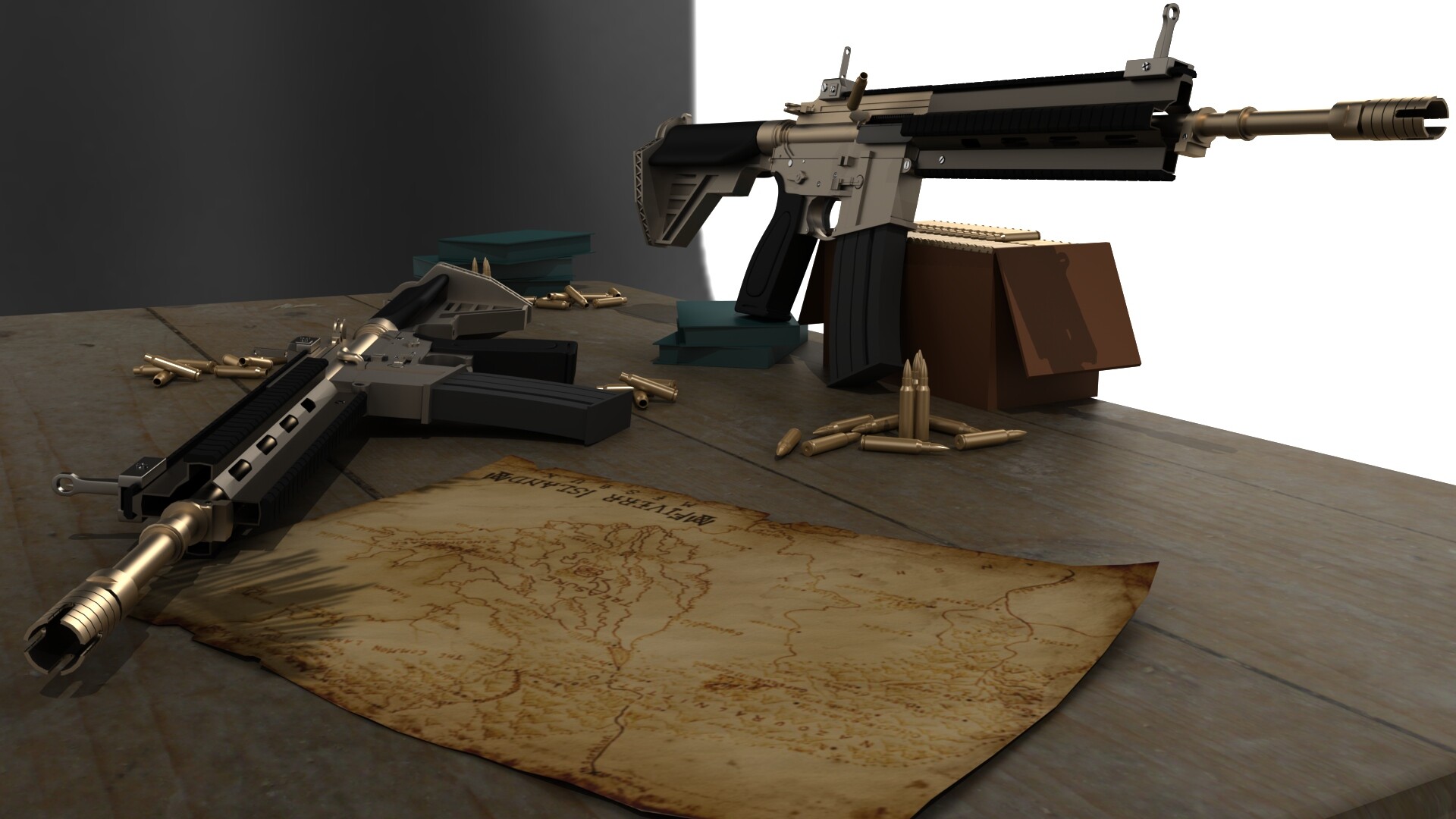 ArtStation - M416 Assault Rifle