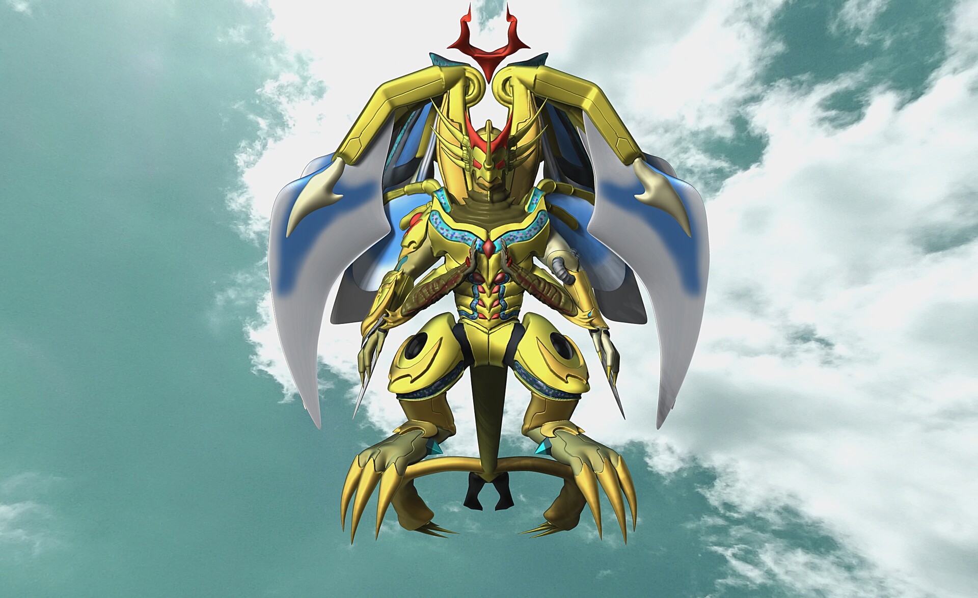 ArtStation - Digimon 2D\3D fanmade project:burstmode/sidemega form ...