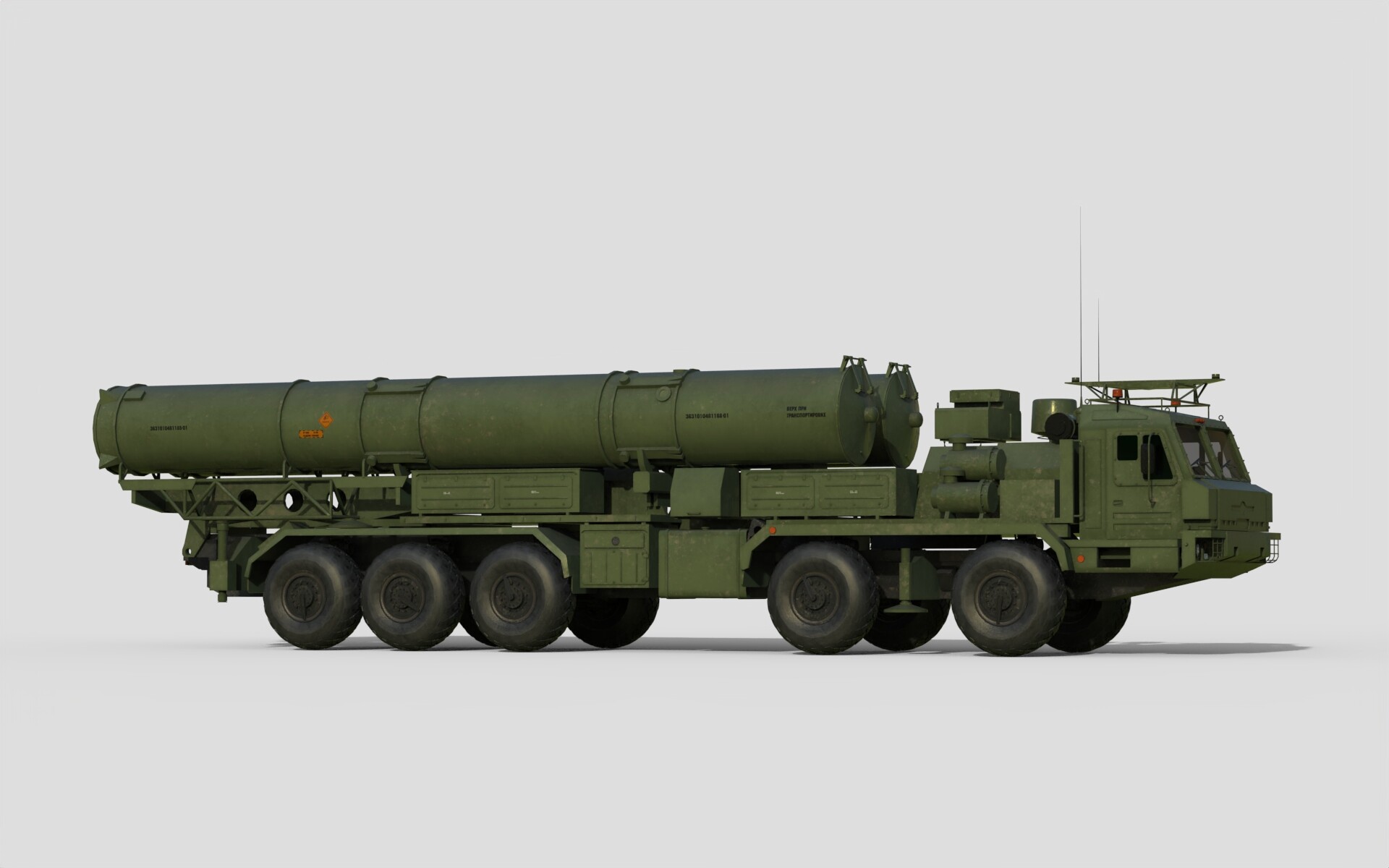 Tim Samedov - S-500 Prometheus missile system 3D model, С-500 Триумфатор