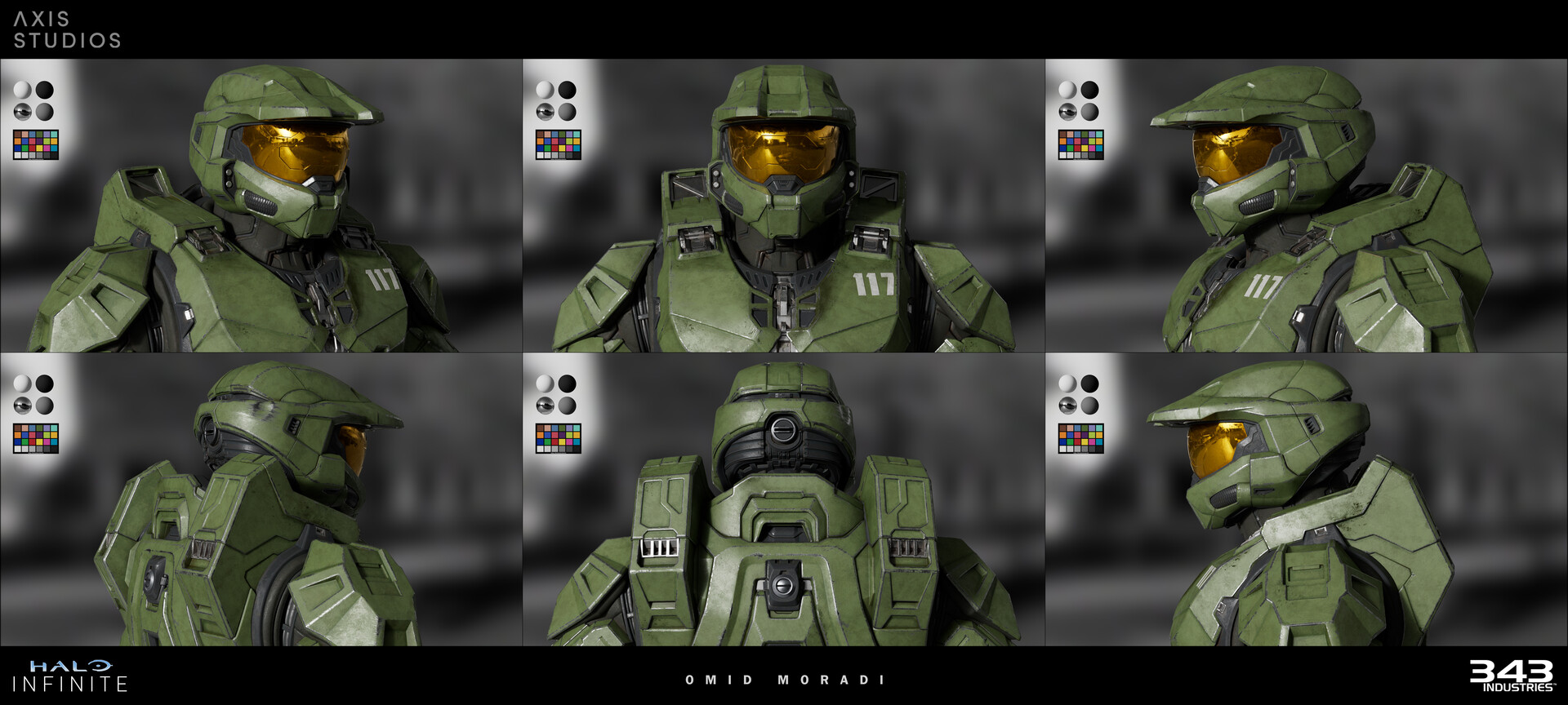 Halo Master Chief Armor Comparison