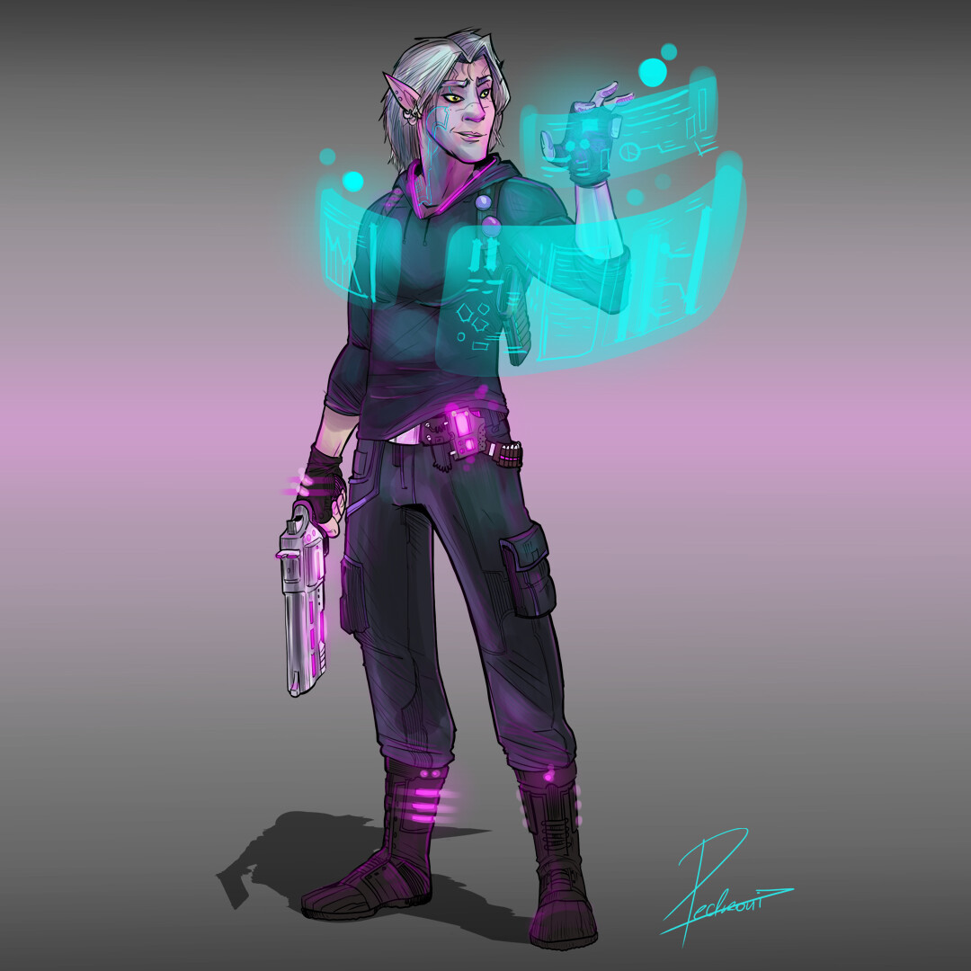 shadowrun decker art