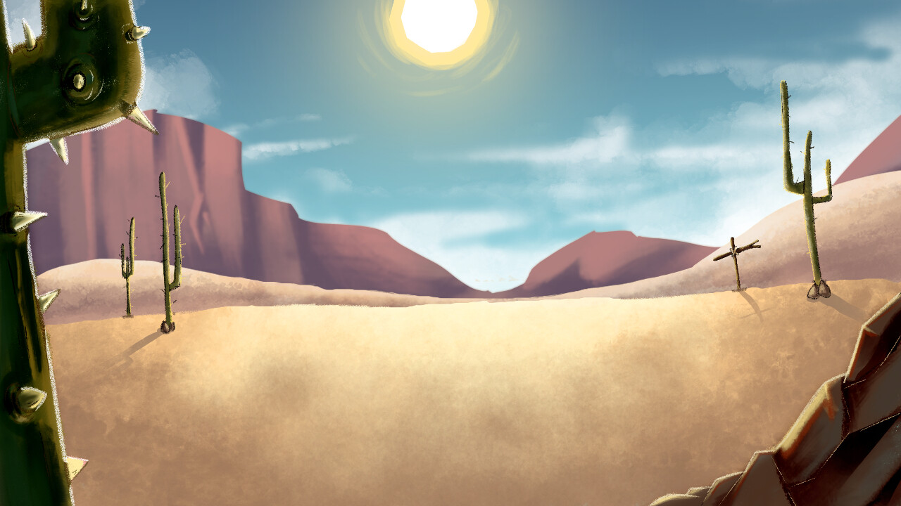 ArtStation - a war in the desert