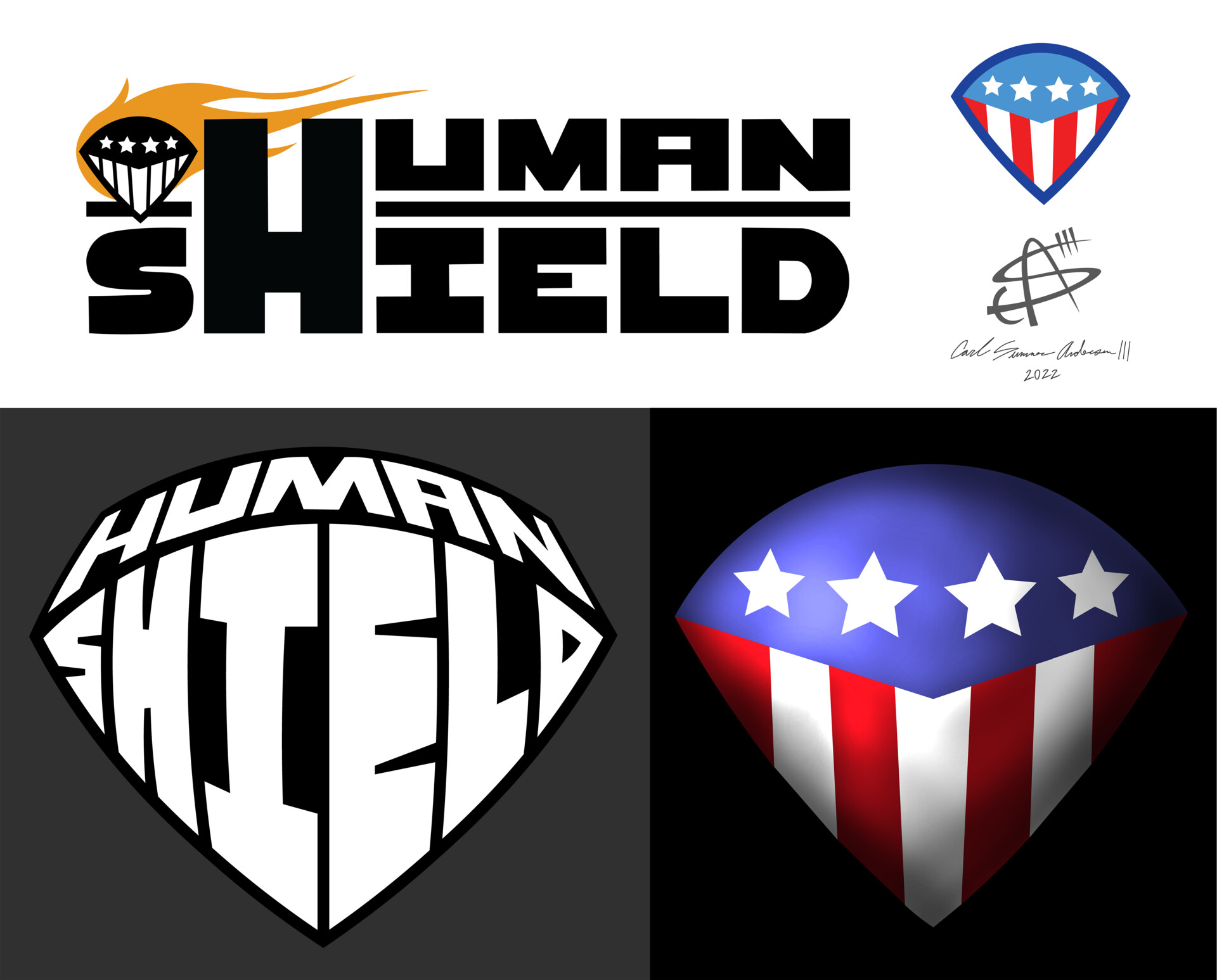 Carl Sumner Anderson III - Human Shield - Comic Book Concept