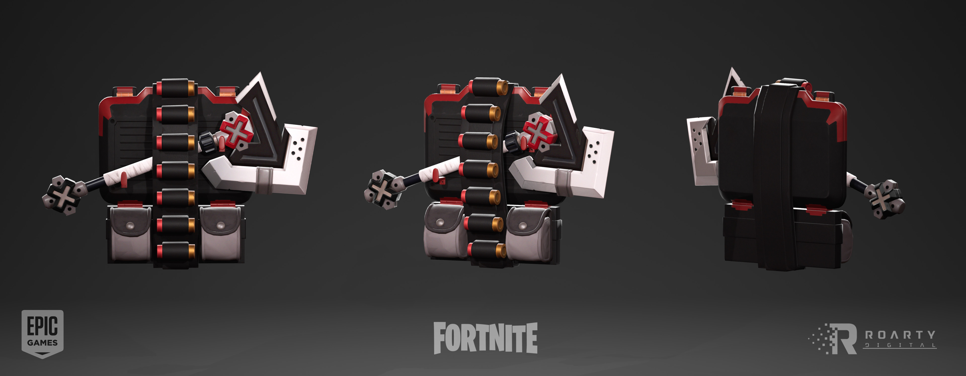Roarty Digital - Buff Llama Backpack - Fortnite