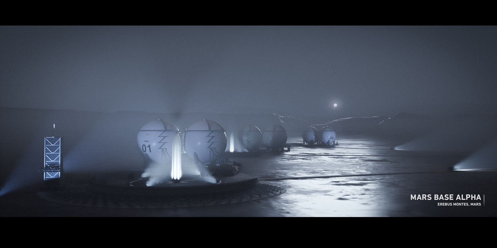 ArtStation - Mars Base Alpha