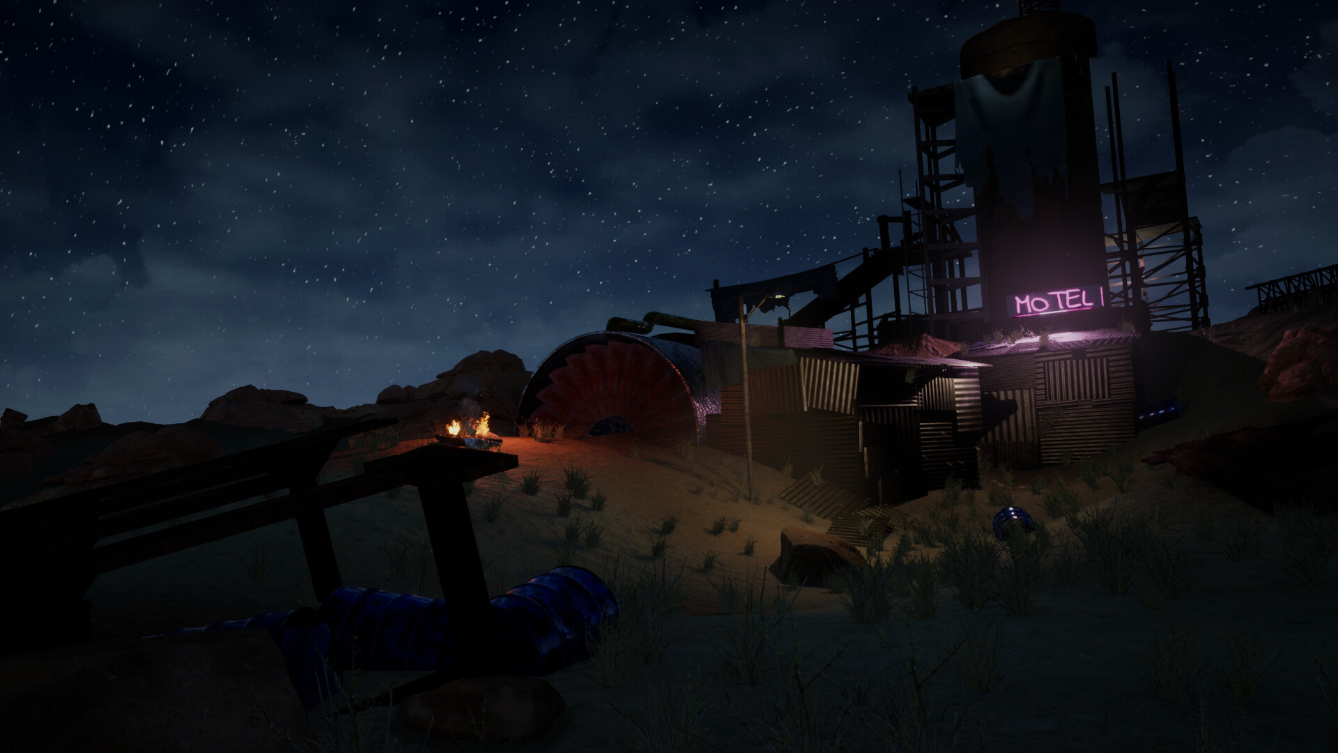 ArtStation - Motel in Desert