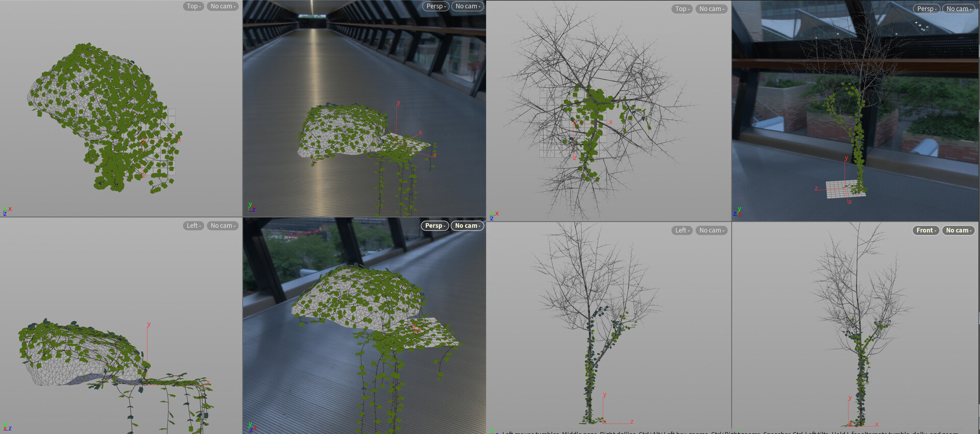 n.a.m - Procedural Ivy Generator | Houdini
