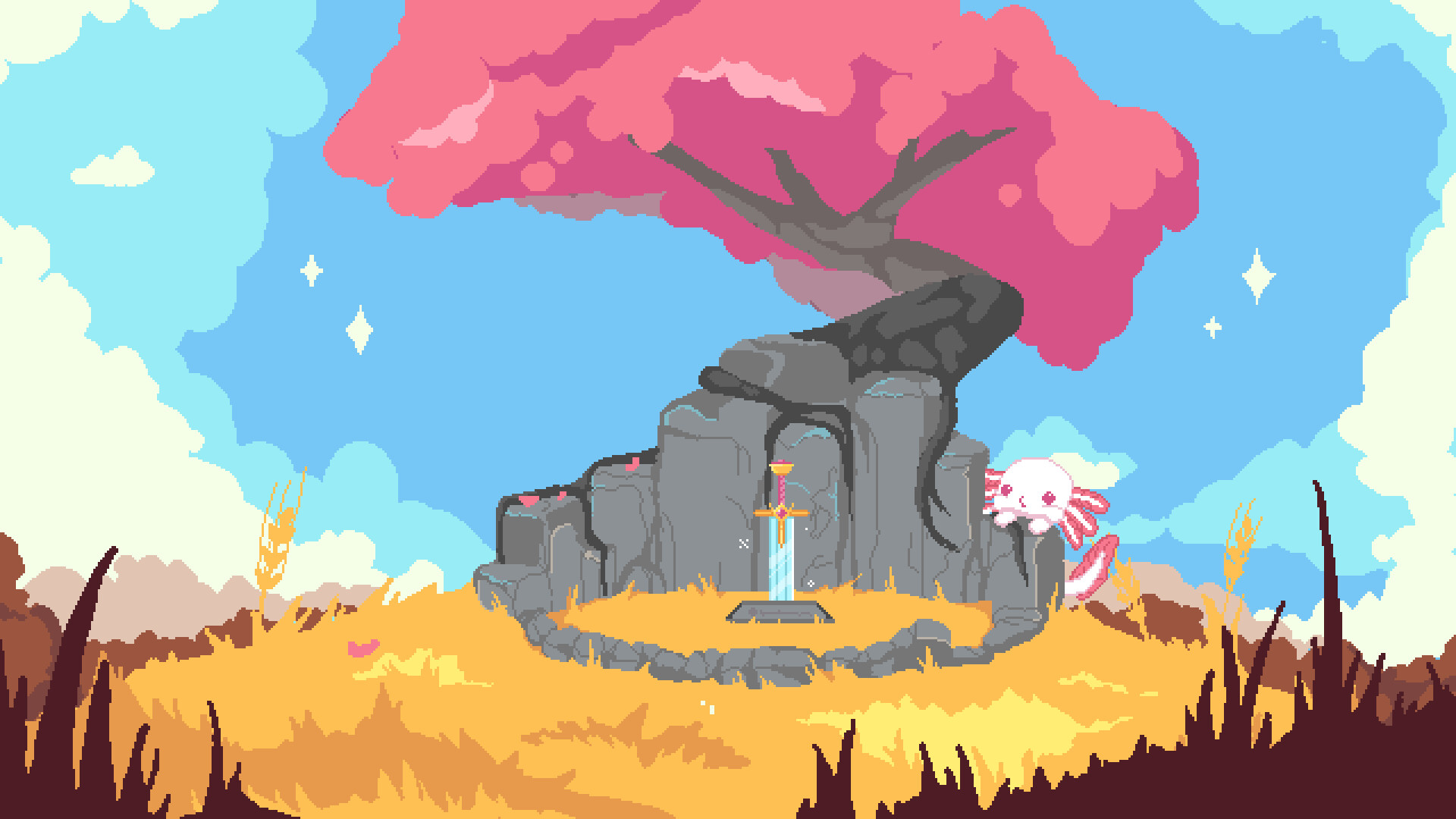 ArtStation - Curious Axolotl