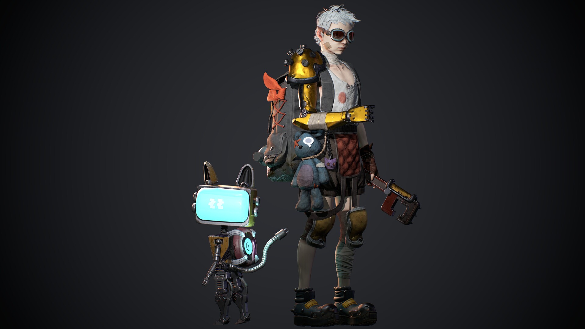 ArtStation - Sci-fi character 3D Modeling for portfolio