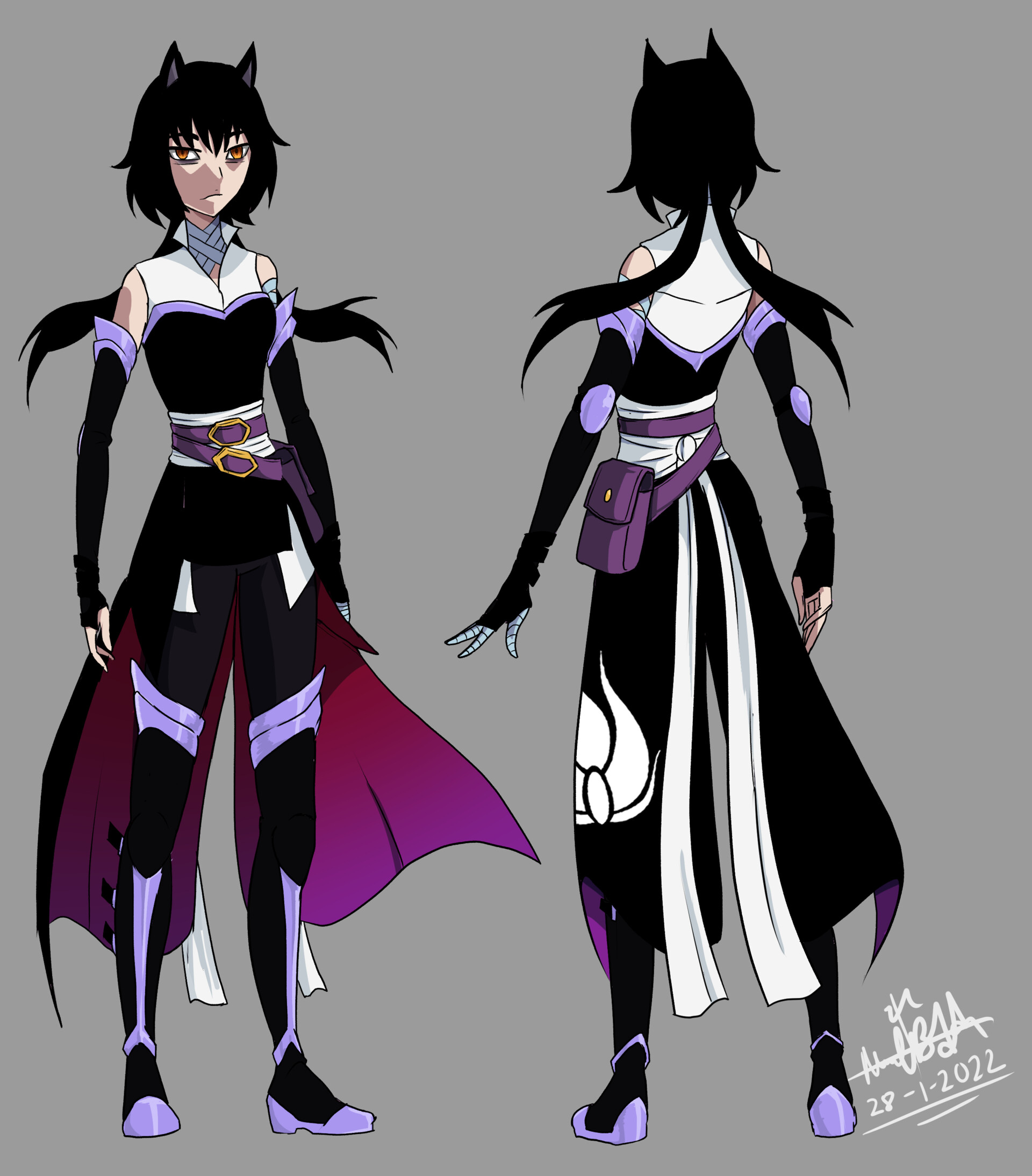 ArtStation - Team RWBY 7e B055 Redesign: Blake Belladonna