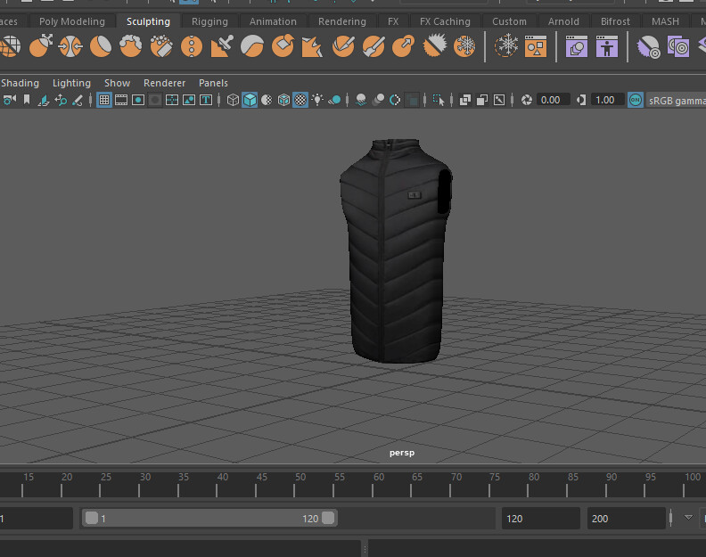 ArtStation - vest model for marketing