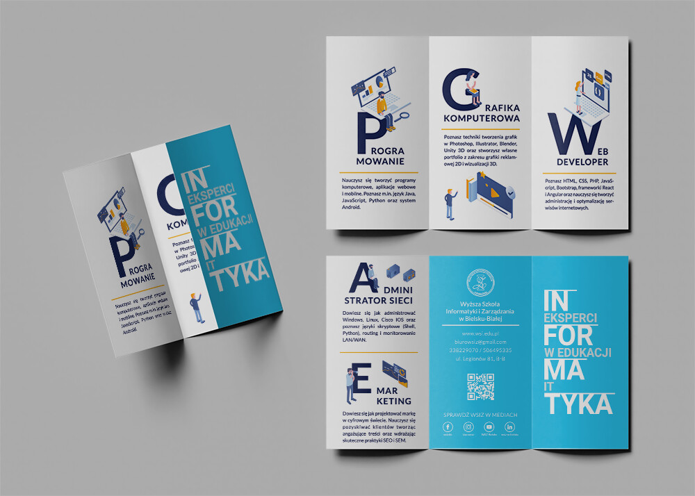 ArtStation - DL leaflet for university