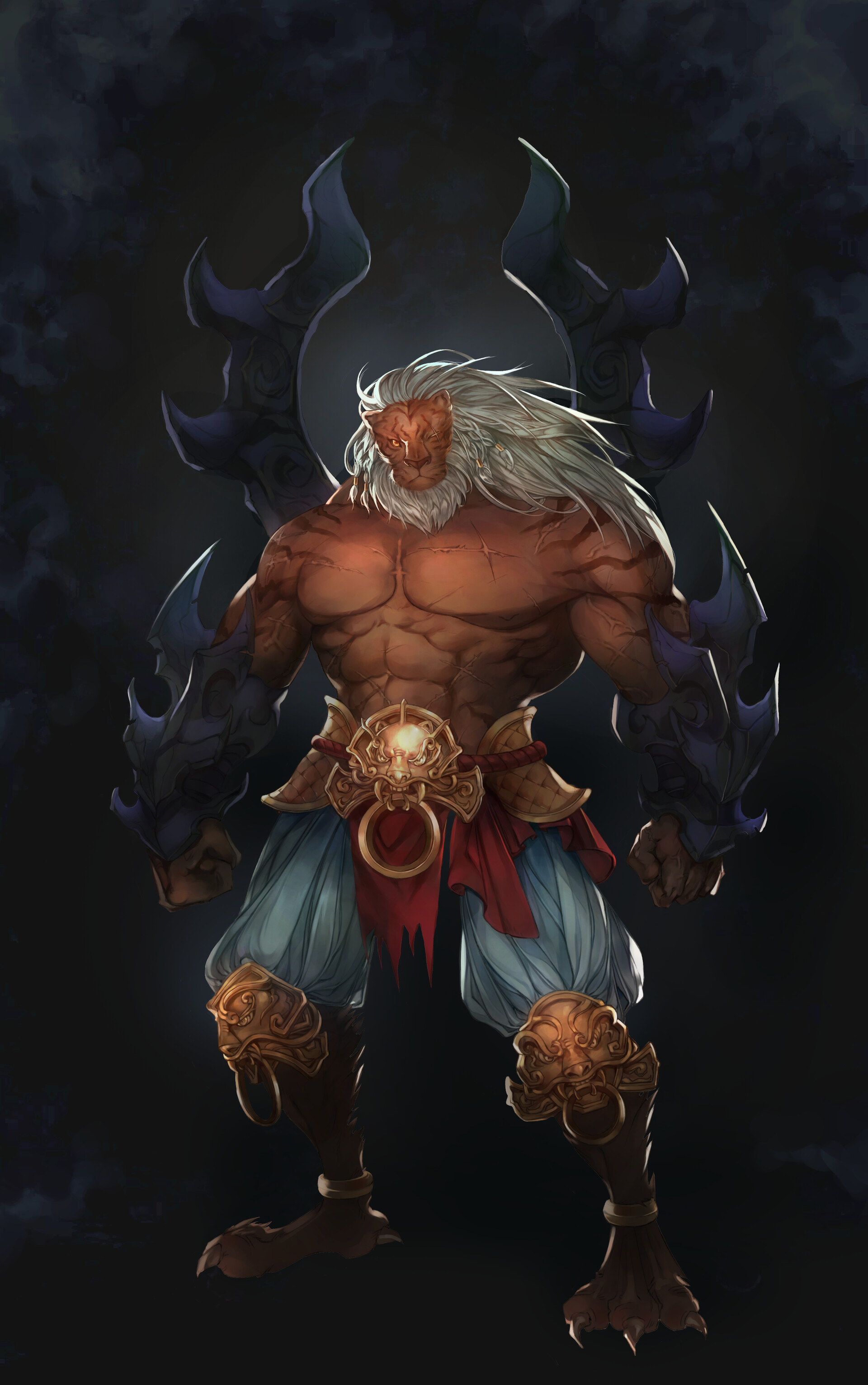 ArtStation - Lion warrio