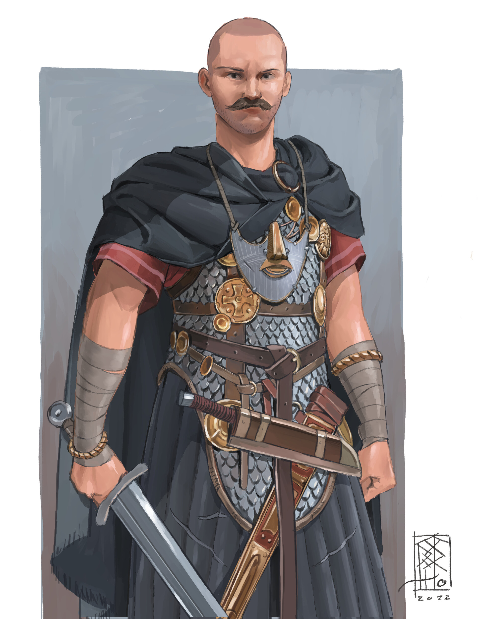 ArtStation - anglosaxon soldier