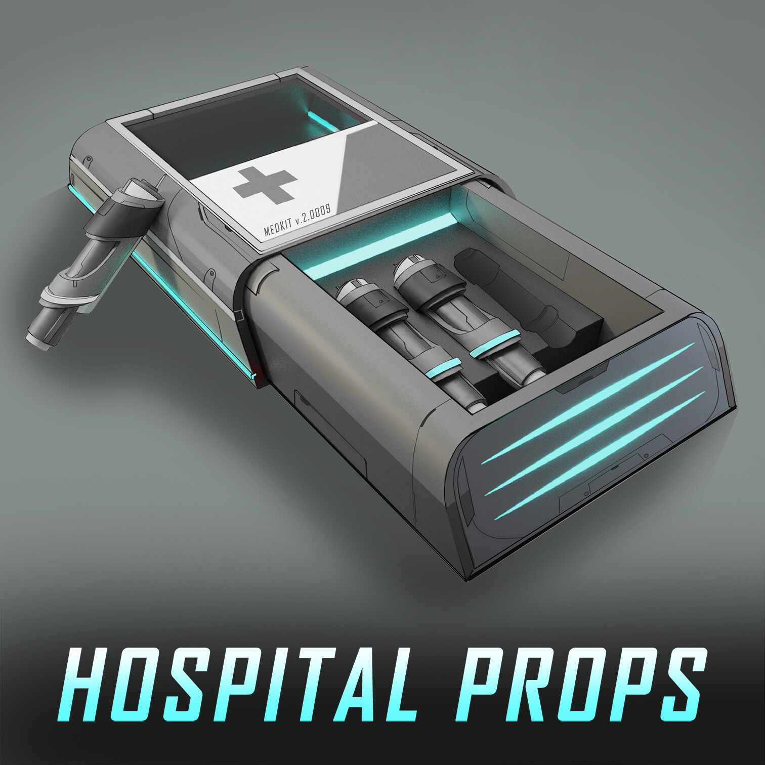 ArtStation - SCI-FI MEDKIT props