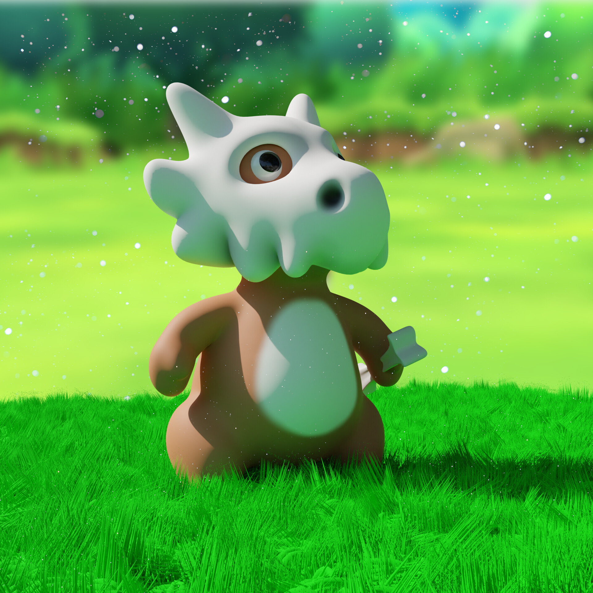 ArtStation - Cubone Pokémon 3D Fan Art