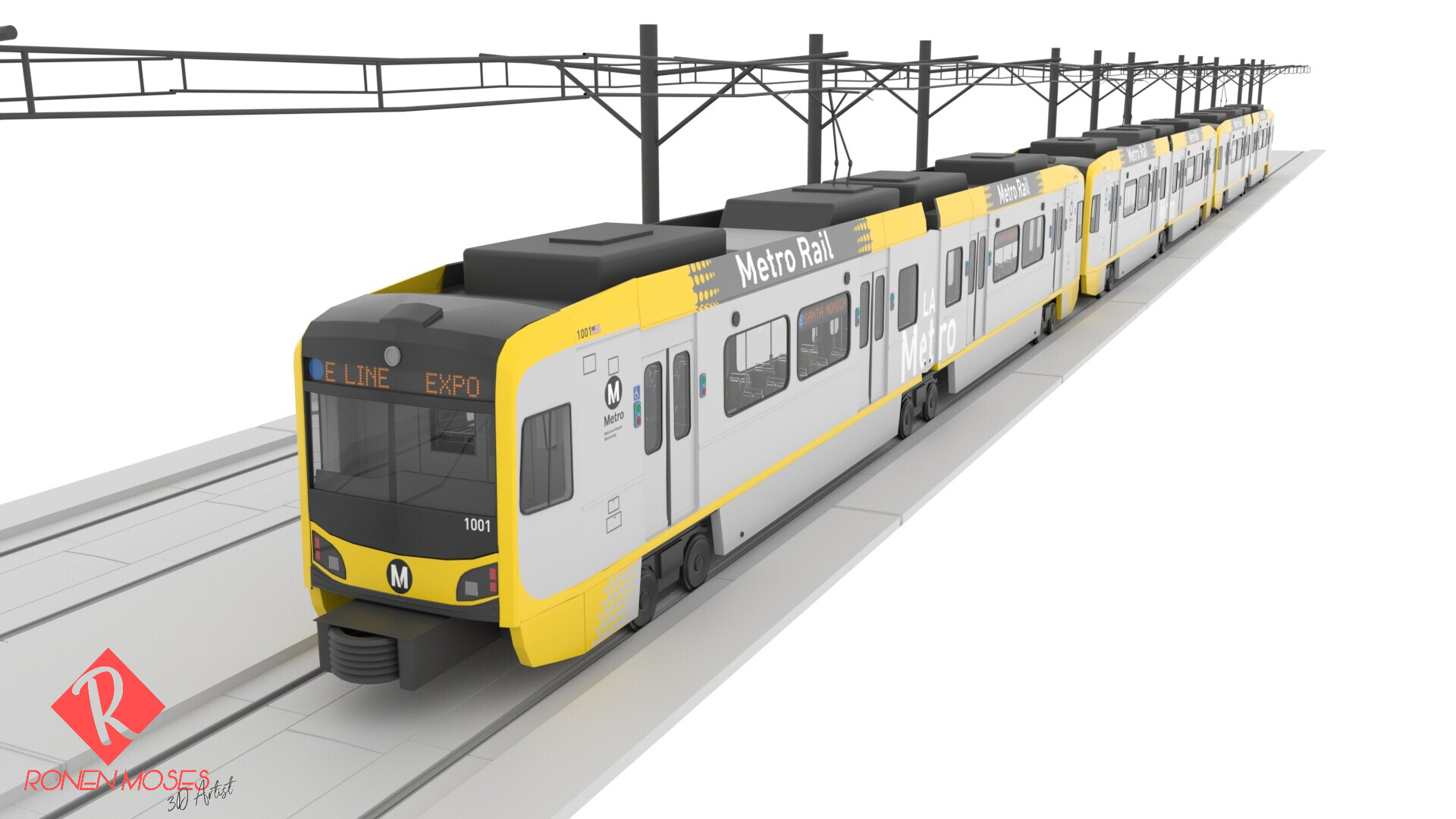 ArtStation - Los Angeles Metro A - E - A Line Kinkisharyo P3010