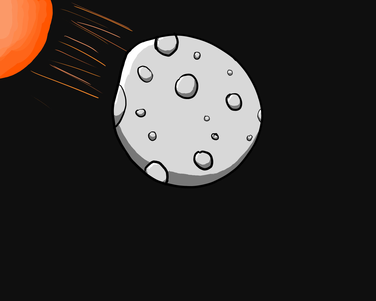 ArtStation - the moon in space