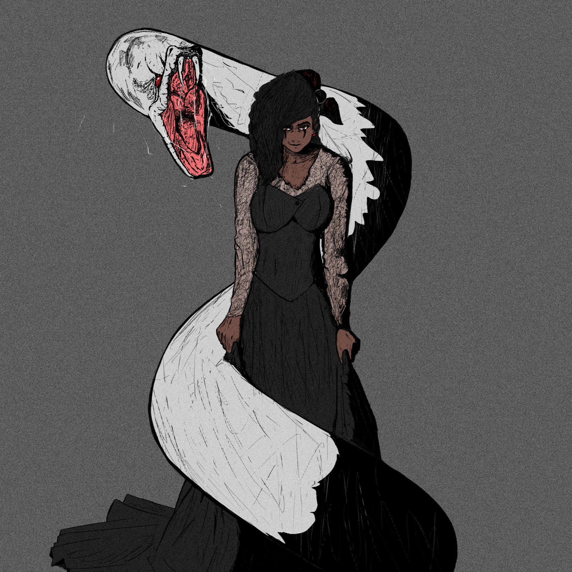 ArtStation - Snake girl