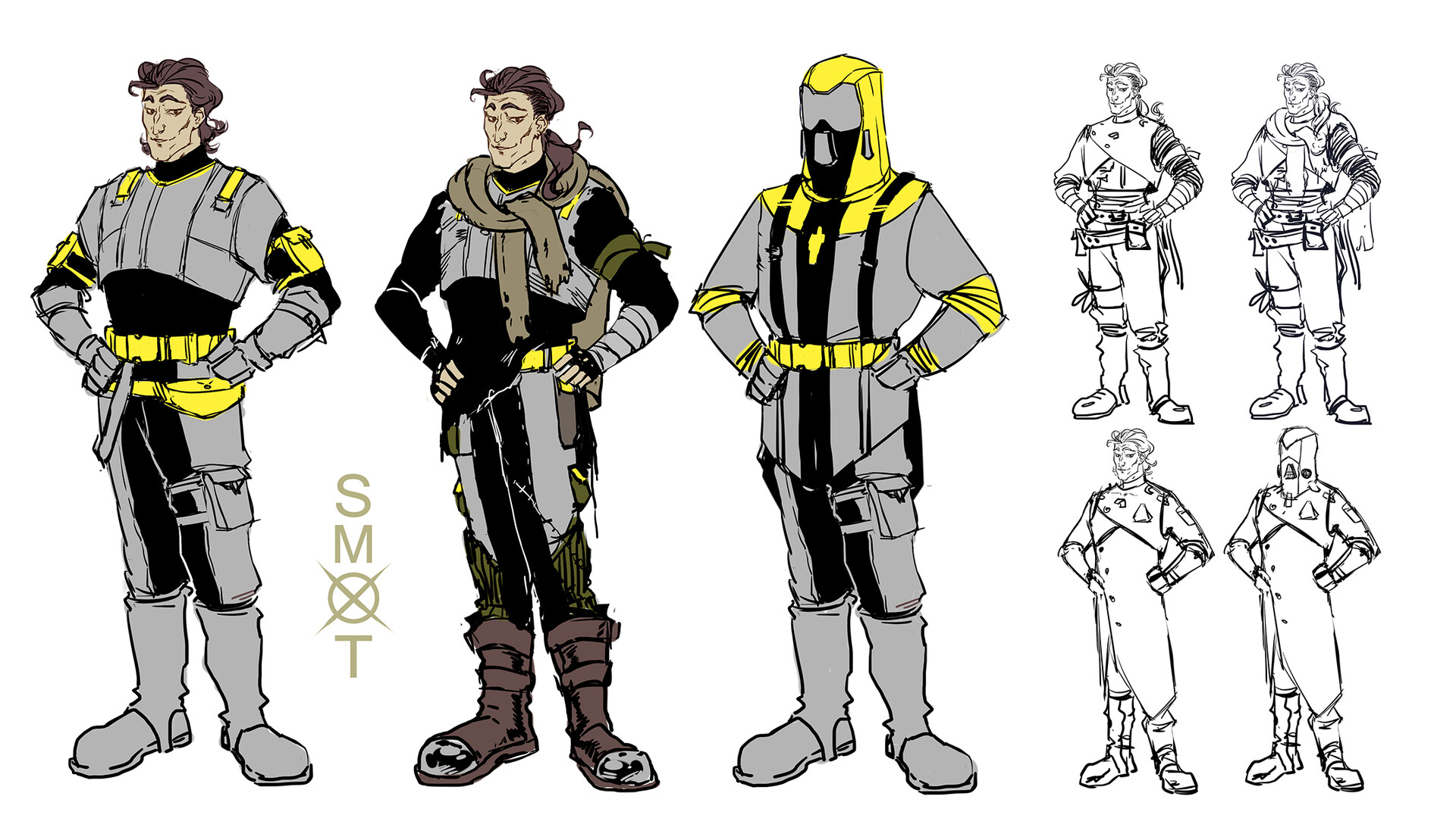 ArtStation - Costume design for my characters