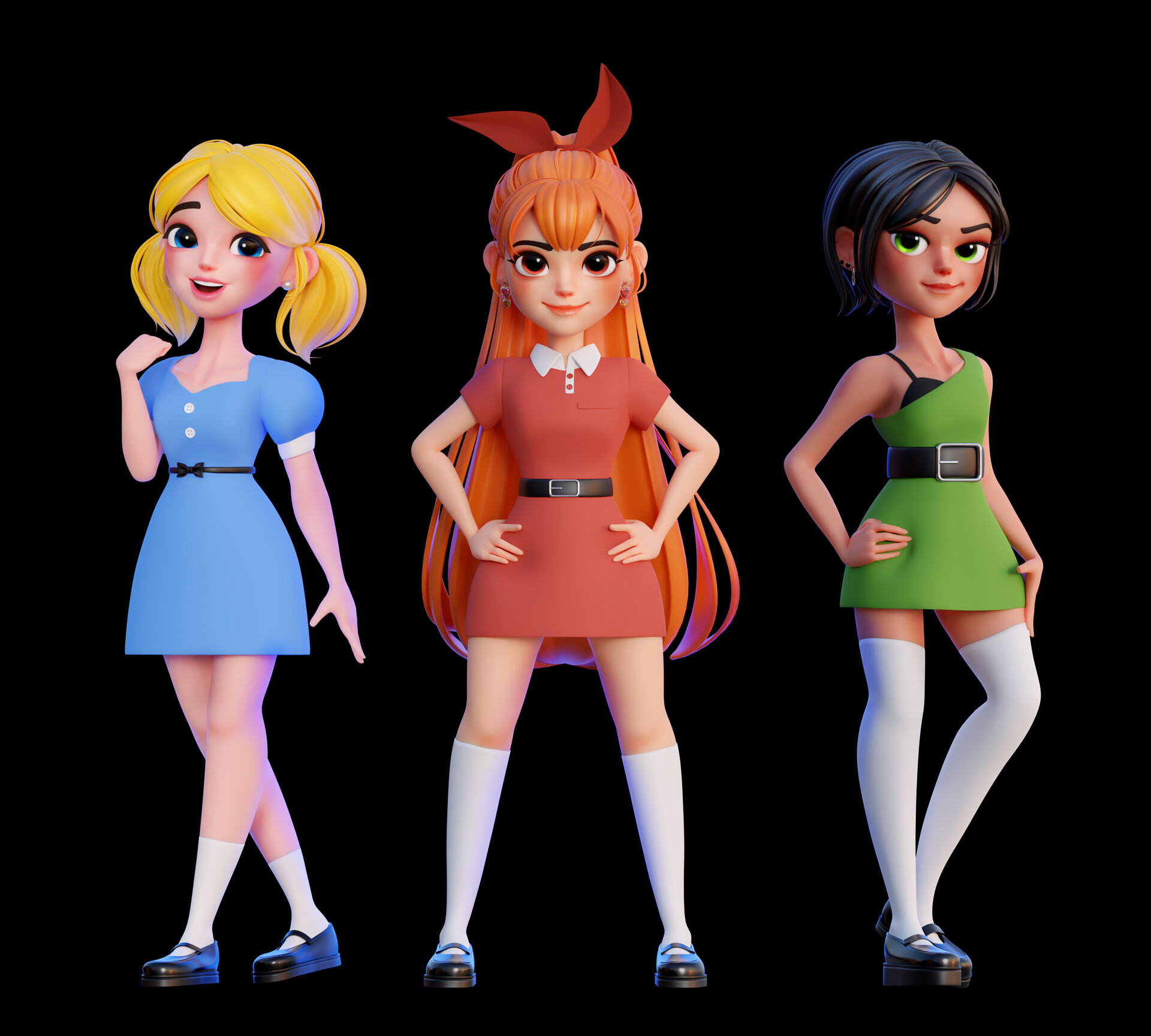 ArtStation - The Powerpuff Girls