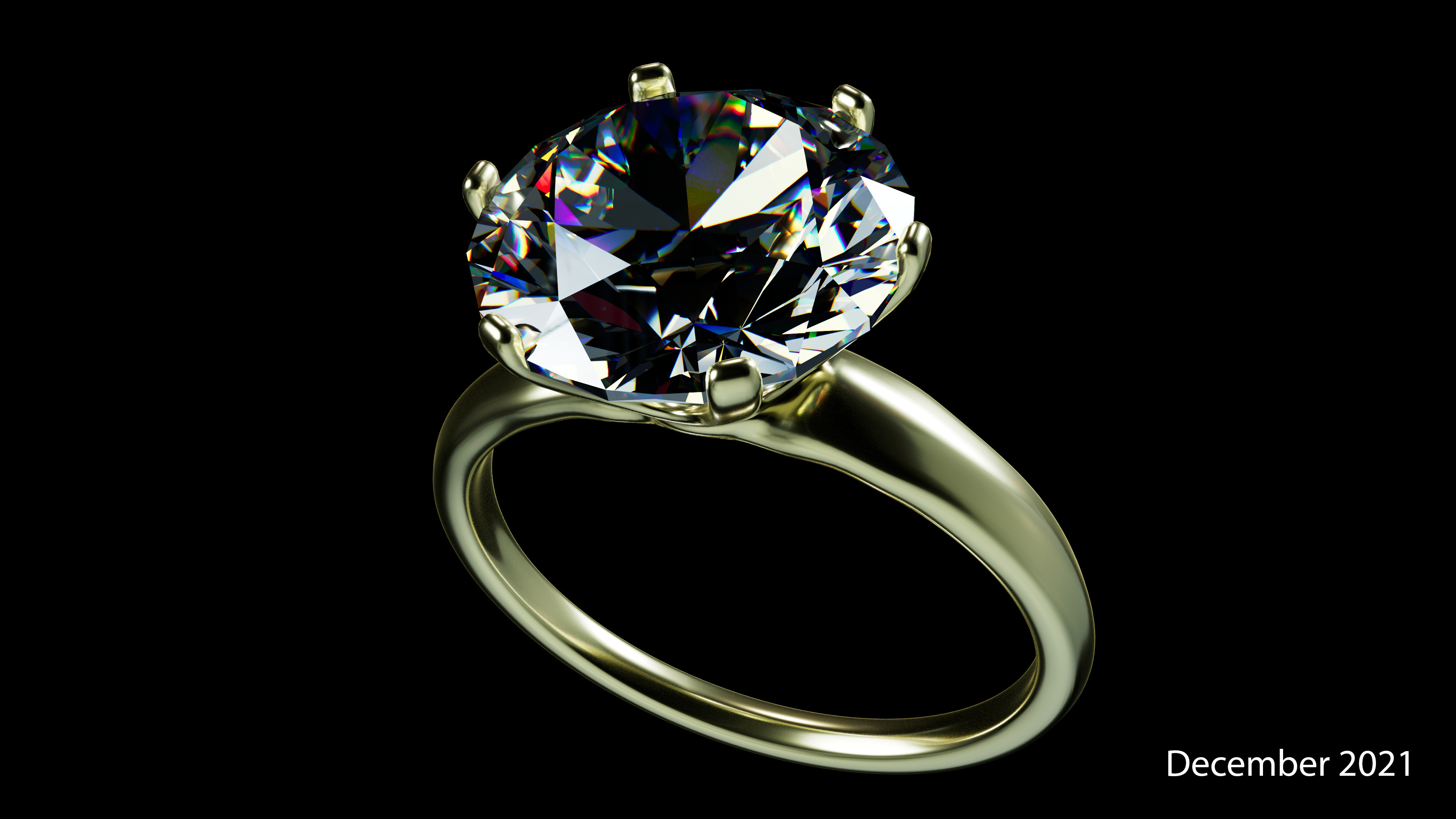 how to draw a realistic diamond ring