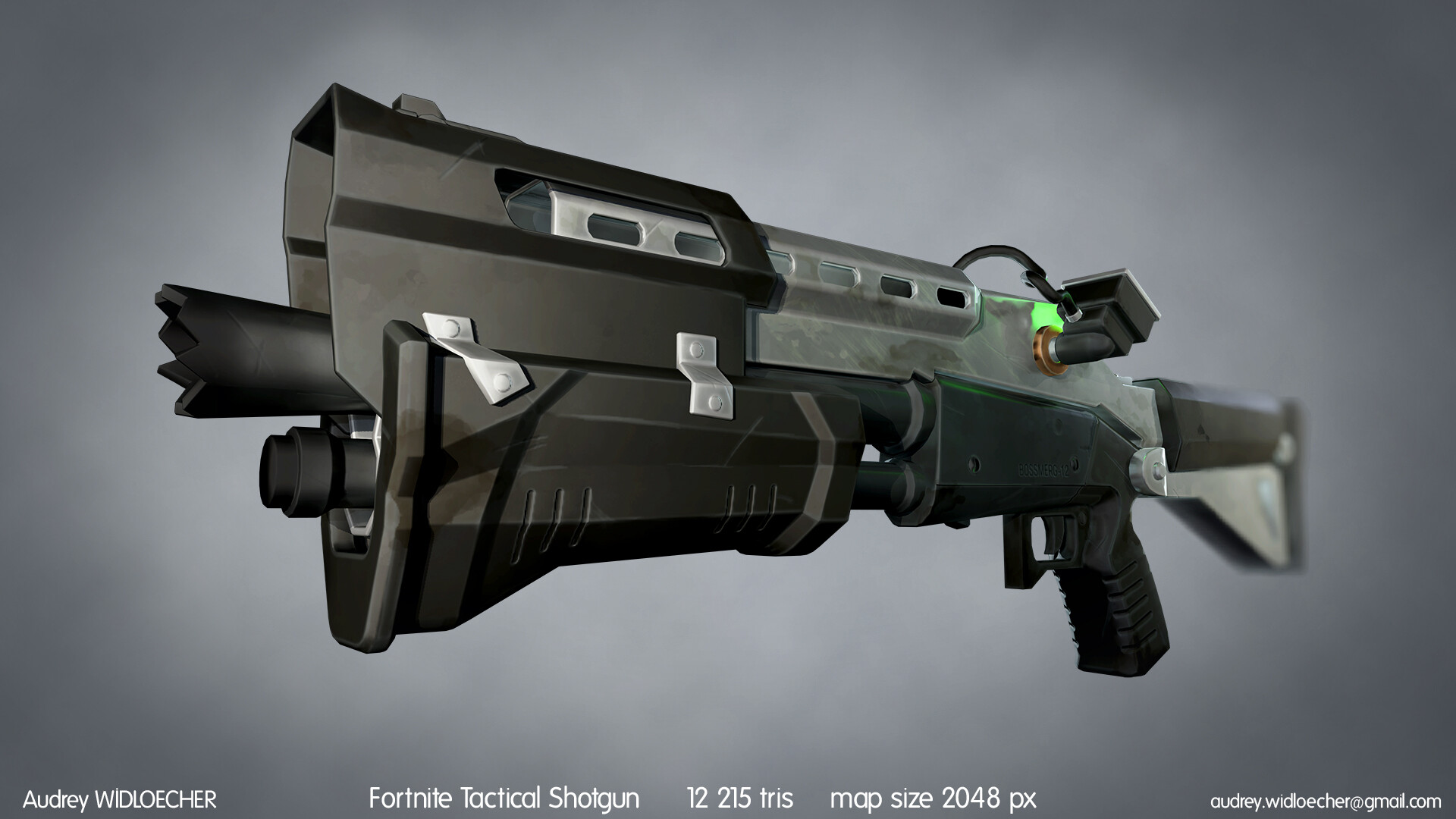 how to draw fortnite tactical shotgun