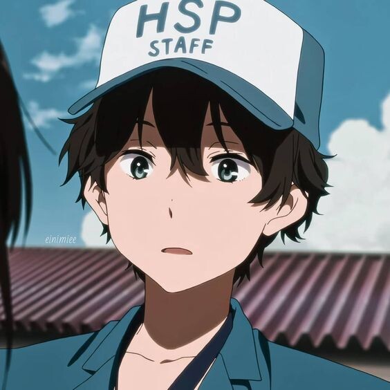 ArtStation - Houtarou Oreki character in a hangout