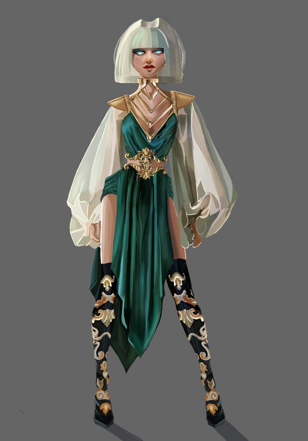 Lucie MARION - Character Design outfit research