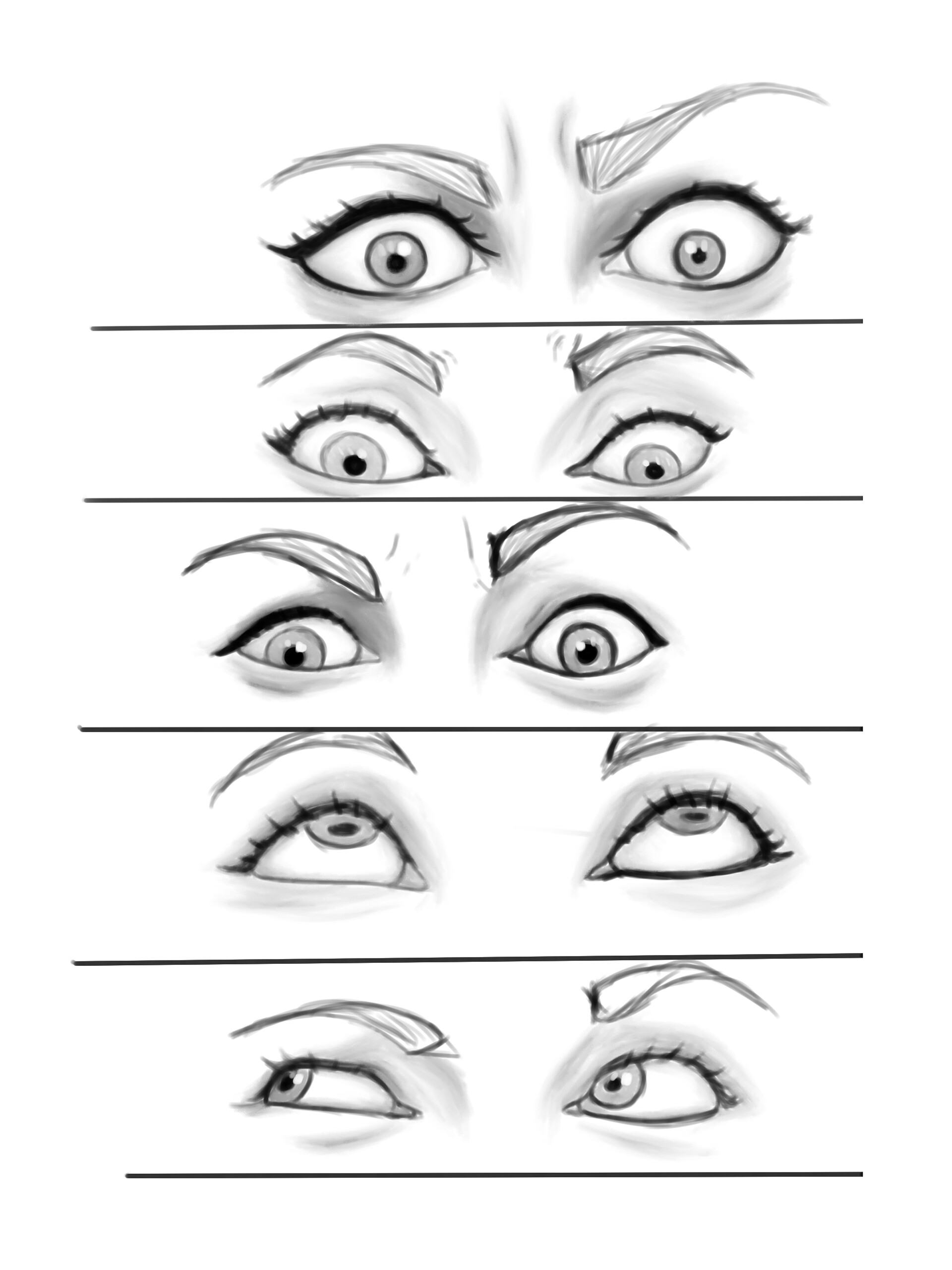 ArtStation - Eye practice