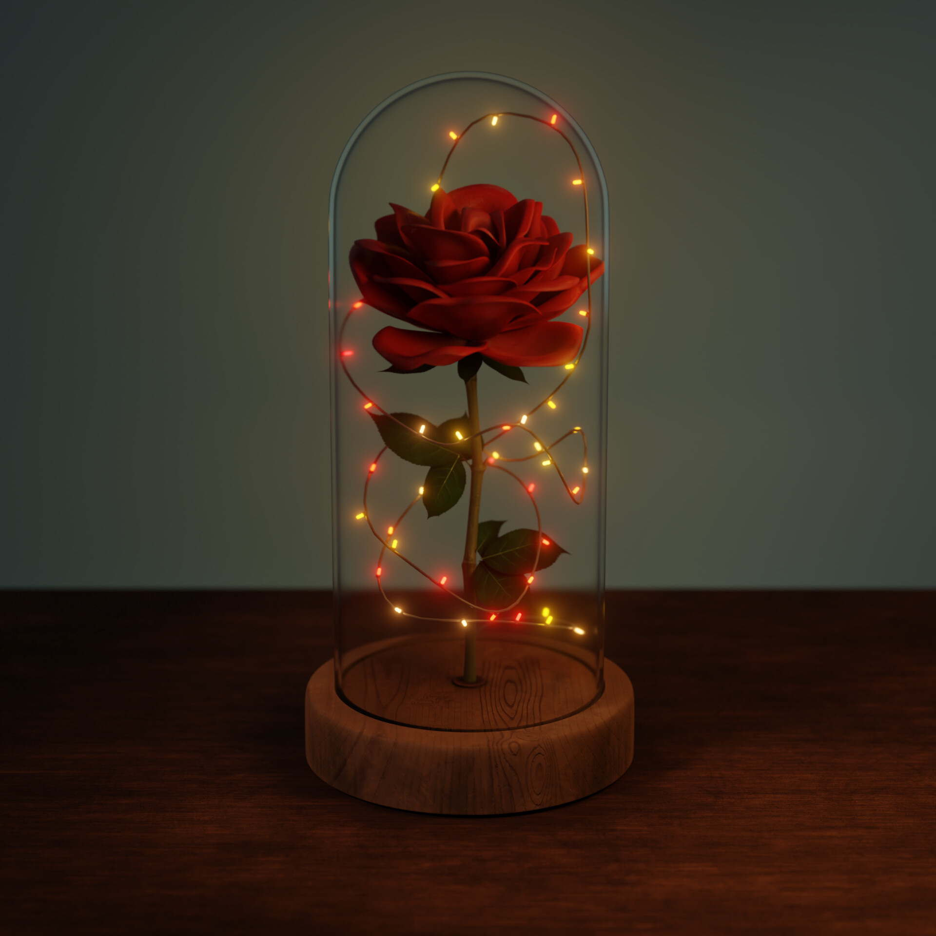ArtStation - Rose in a jar