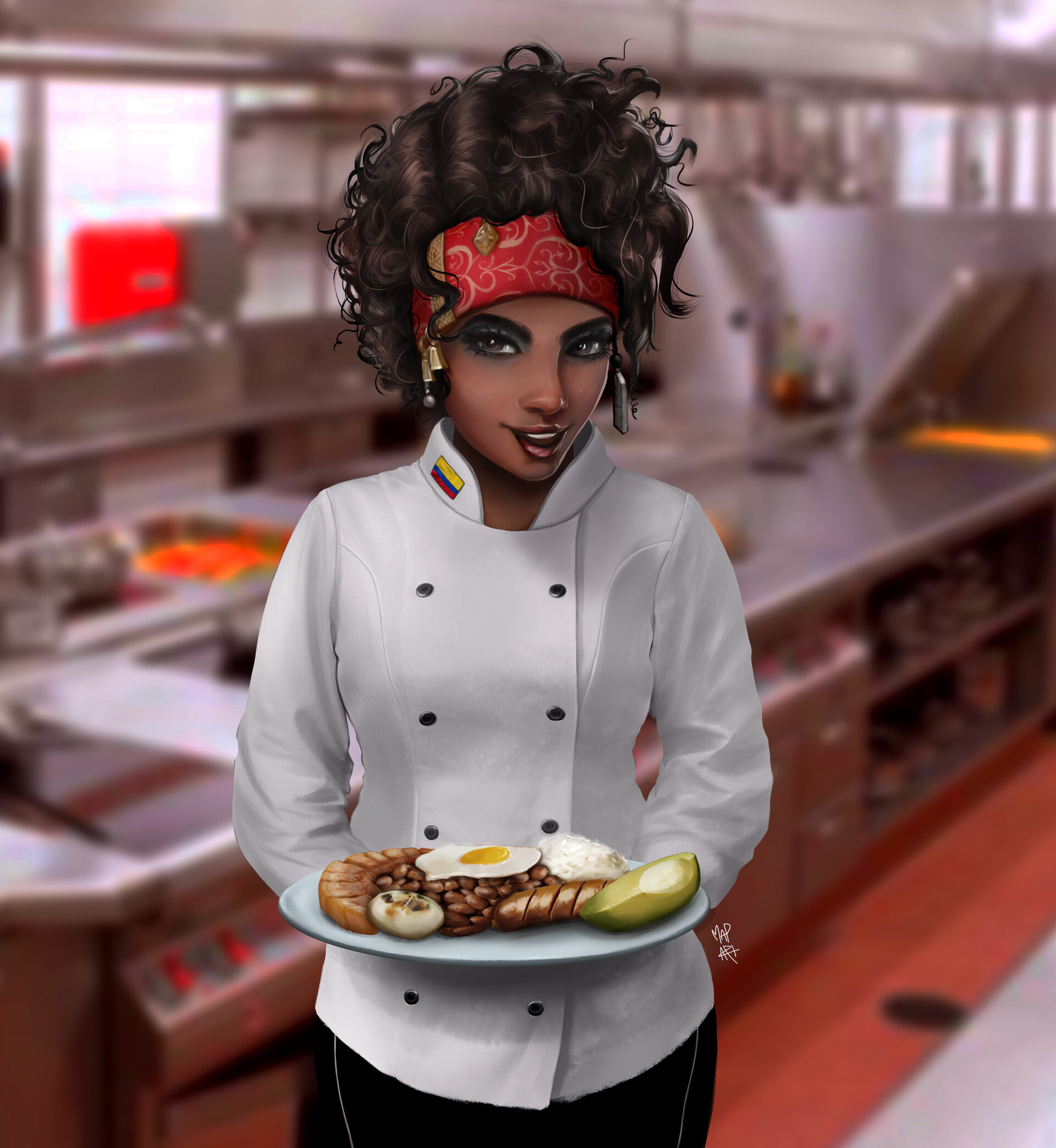 ArtStation - Colombian Chef