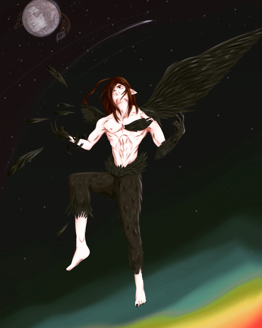 ArtStation - night Crow