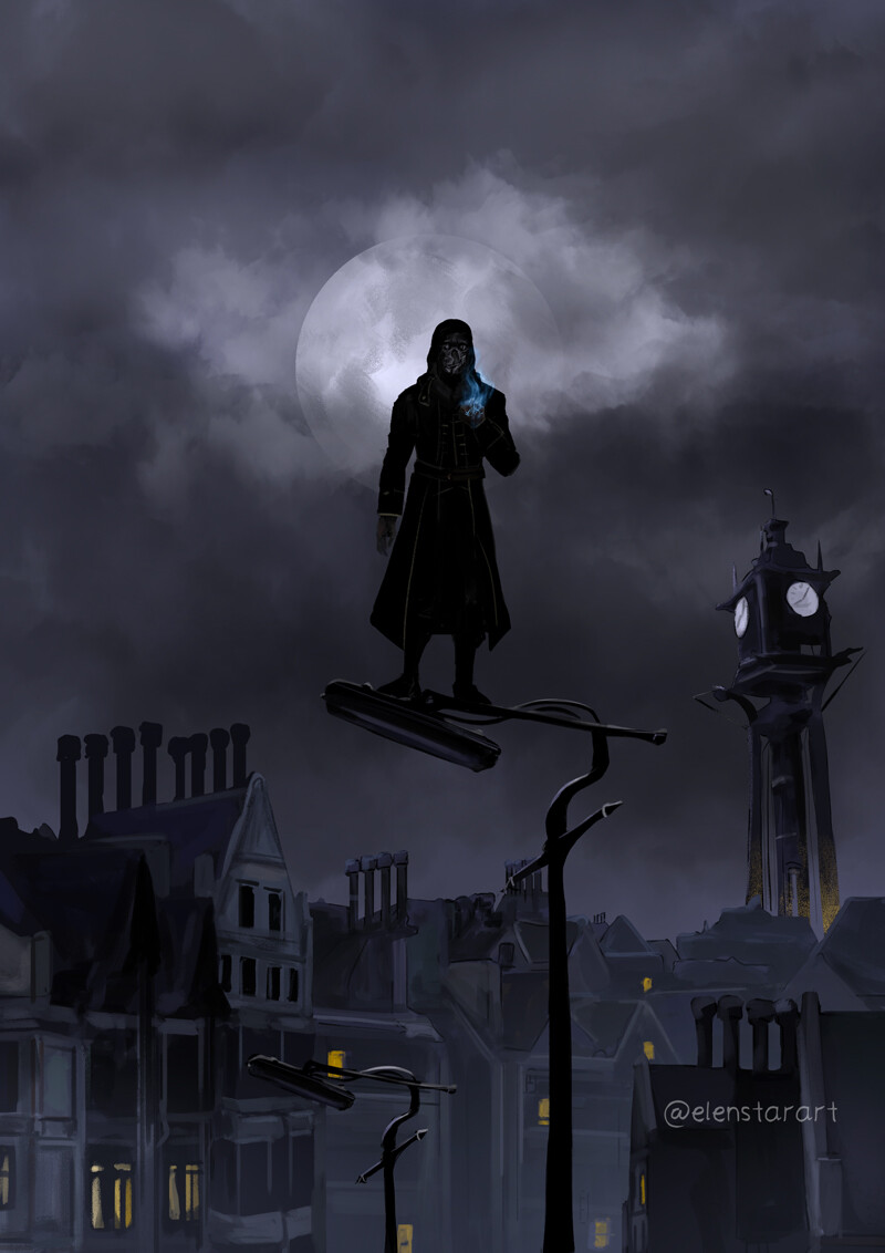 ArtStation - Dishonored poster art