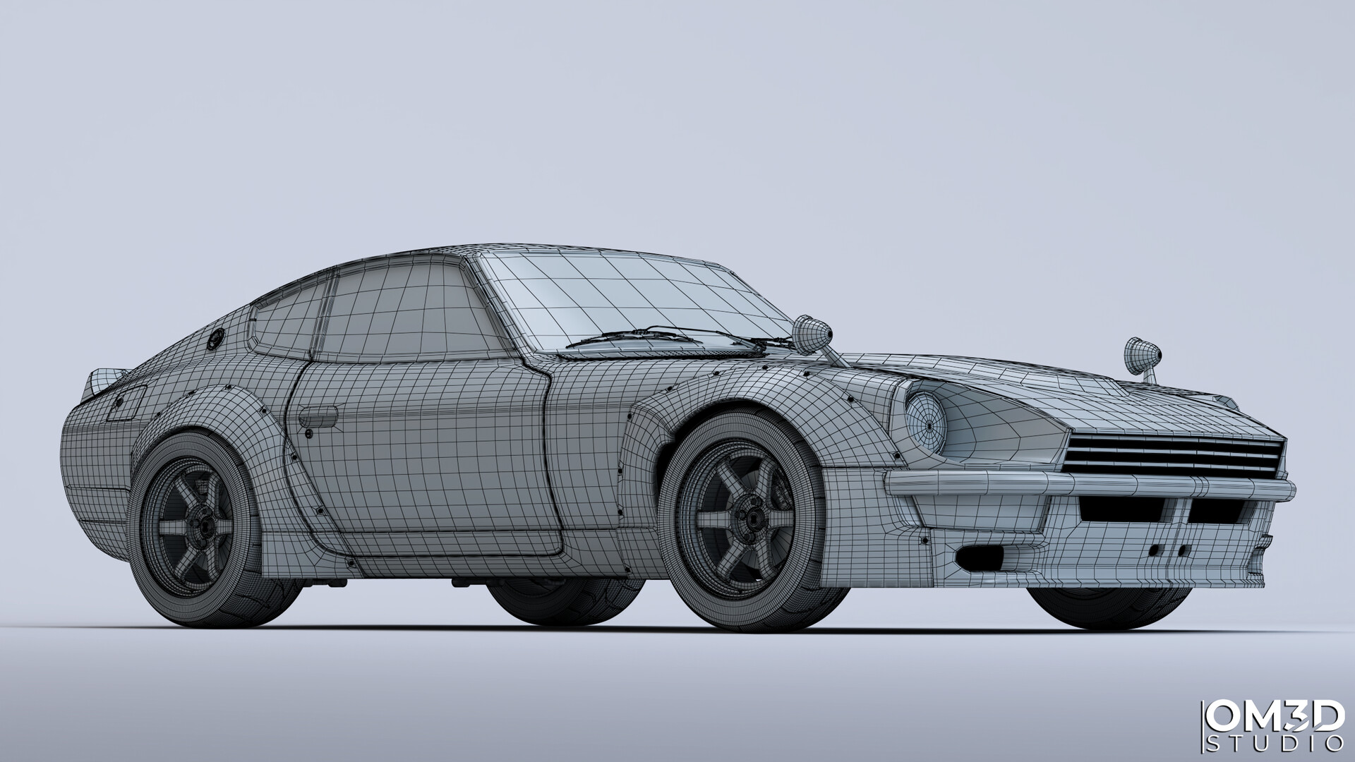On Mars 3D - Datsun 240 Resto Mod Exterior