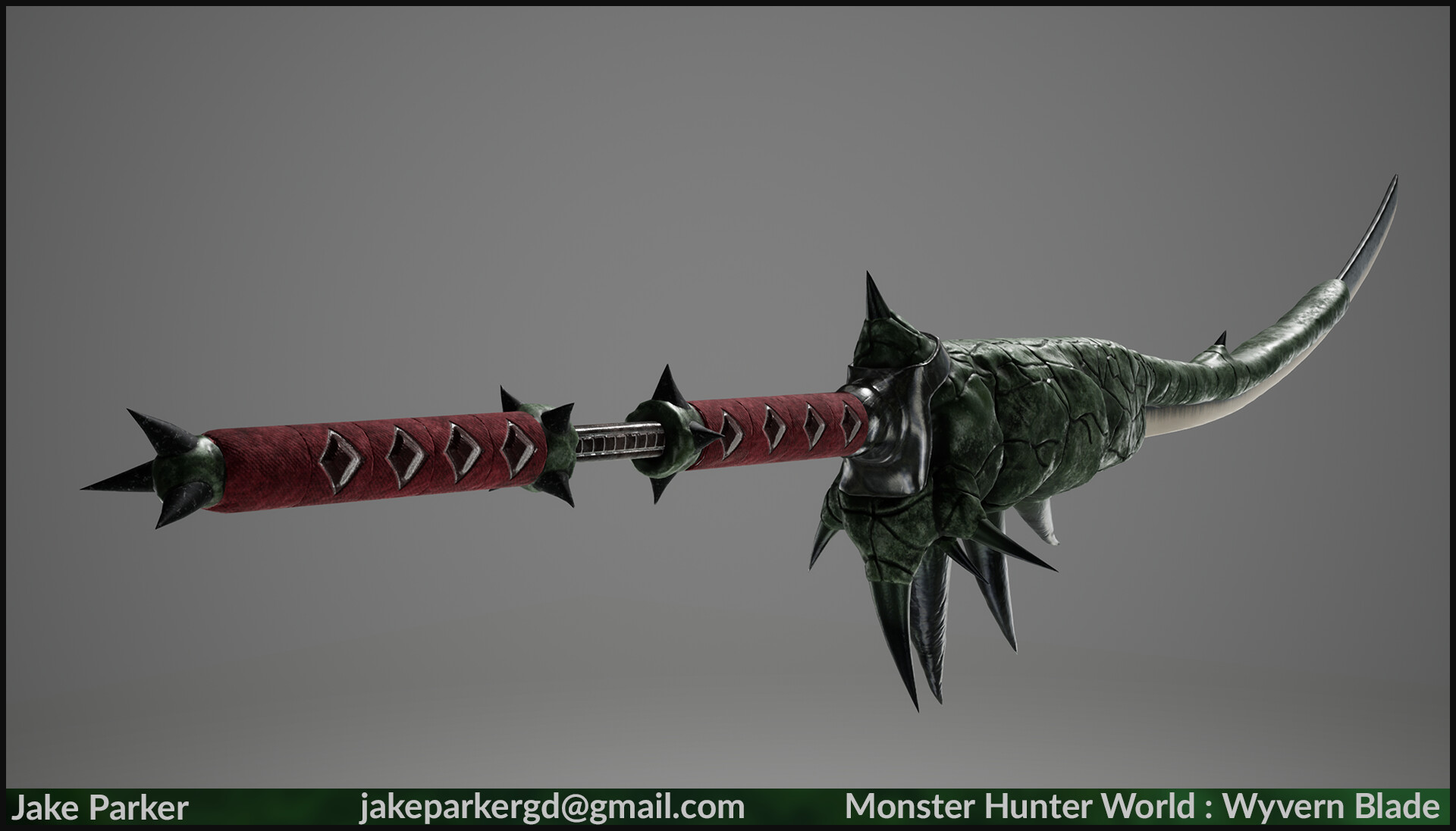 Jake Parker - Monster Hunter World : Wyvern Blade Fan Art