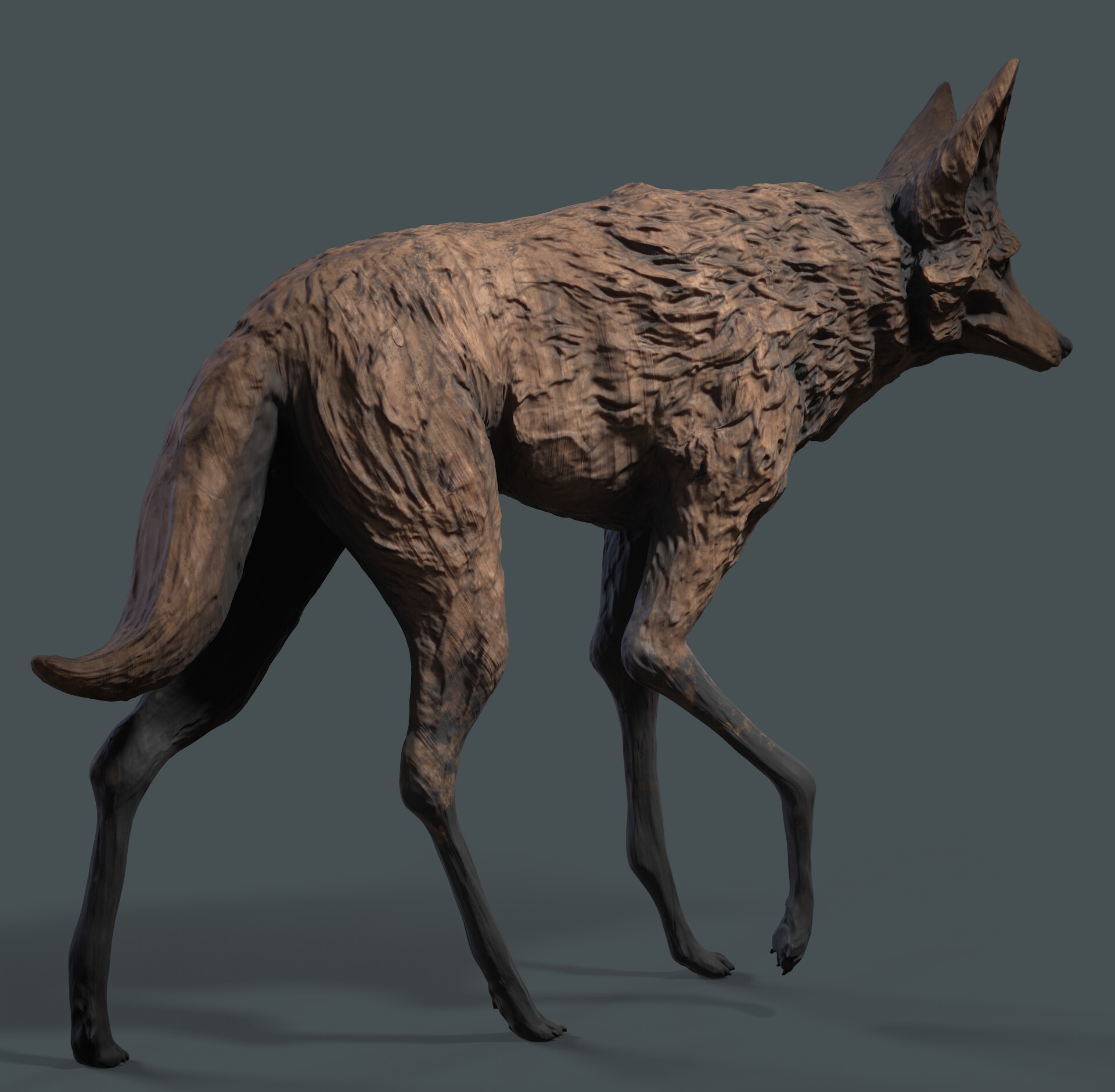 ArtStation - Wood Maned Wolf