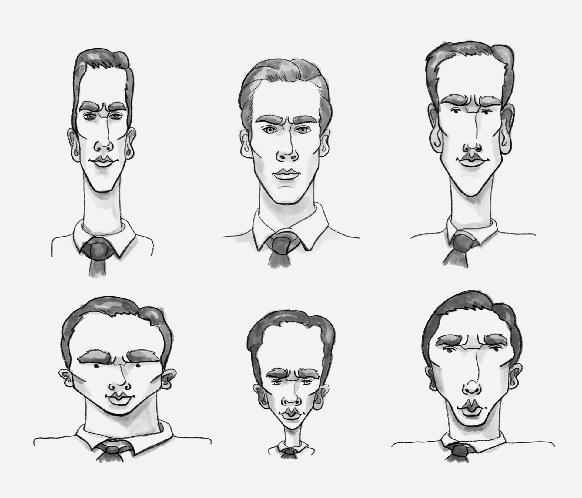 ArtStation - Various character sketches