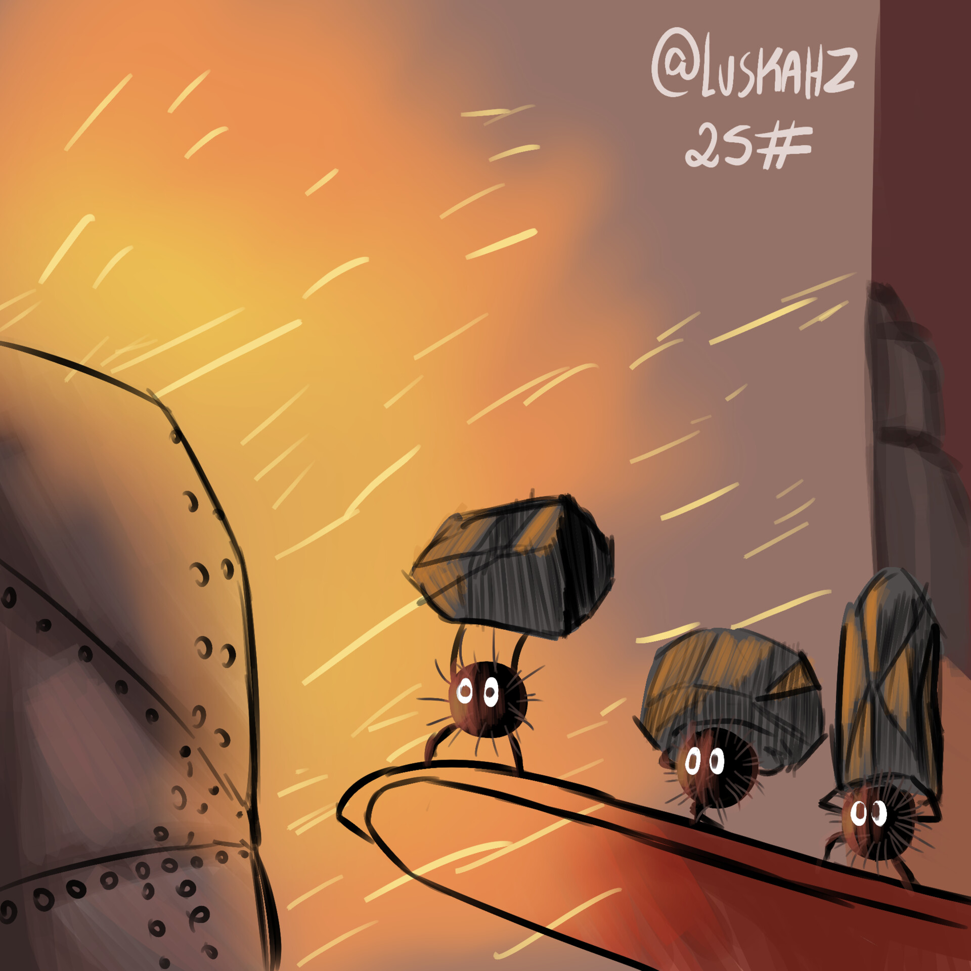 ArtStation - Susuwatari [Ghiblitober 2021 day 25#th "Work"]